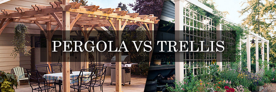 Distinguishing the Difference Between a Pergola vs Trellis - Complete ...