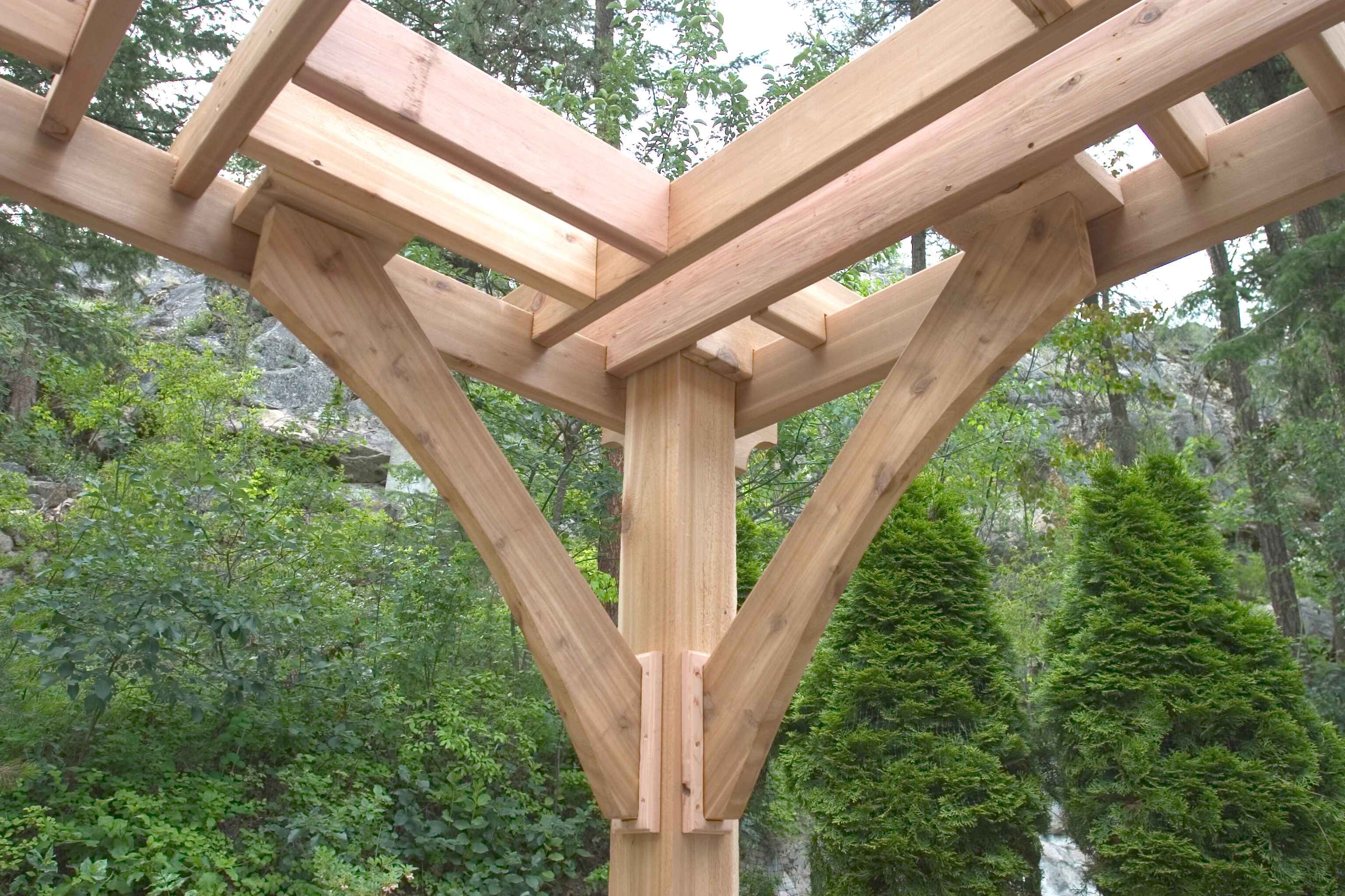 12x12 Cedar Pergola Kit - Enjoy Outdoor Living with Style — Backyard Oasis
