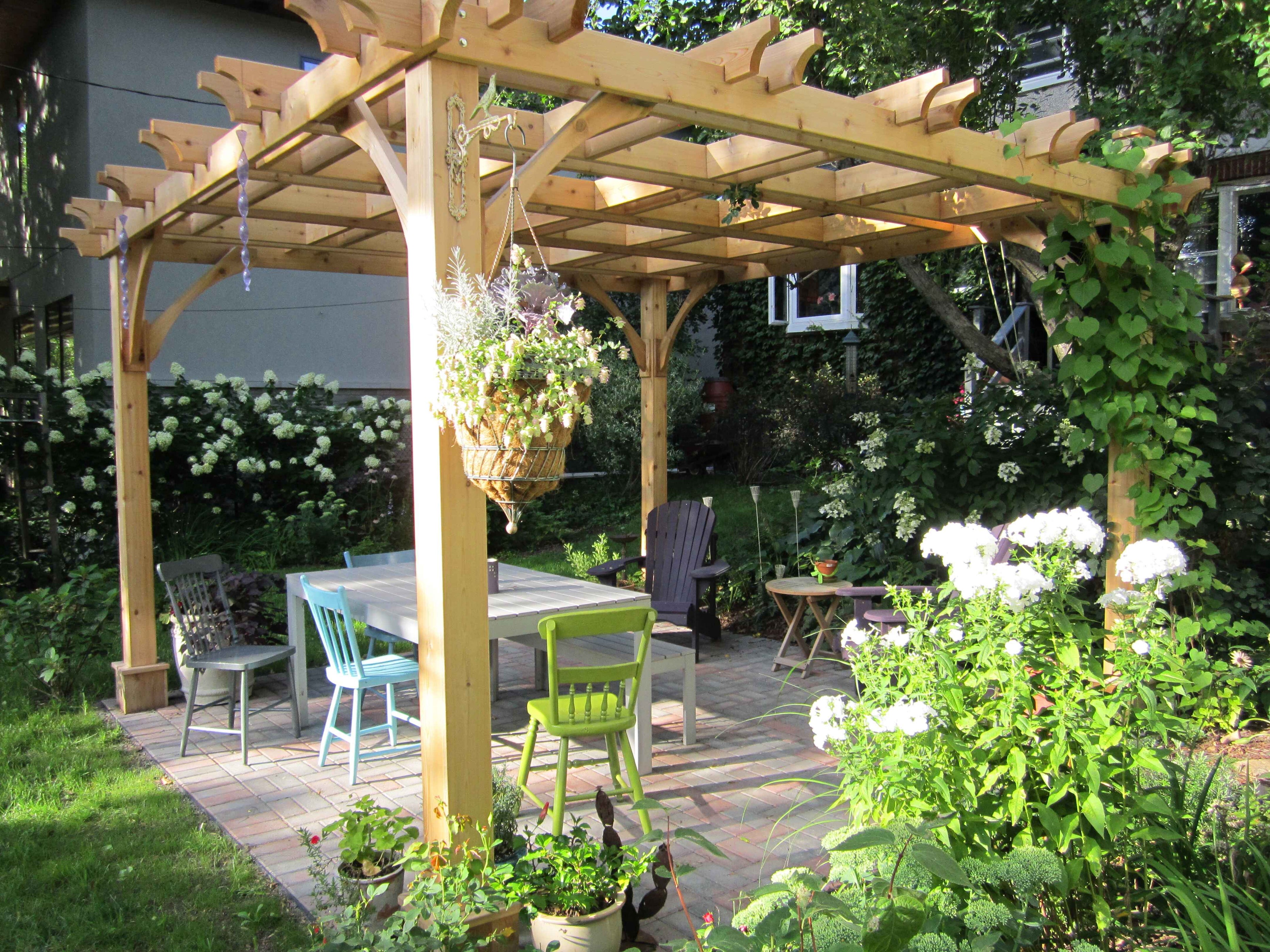 12x12 Cedar Pergola Kit - Enjoy Outdoor Living with Style — Backyard Oasis