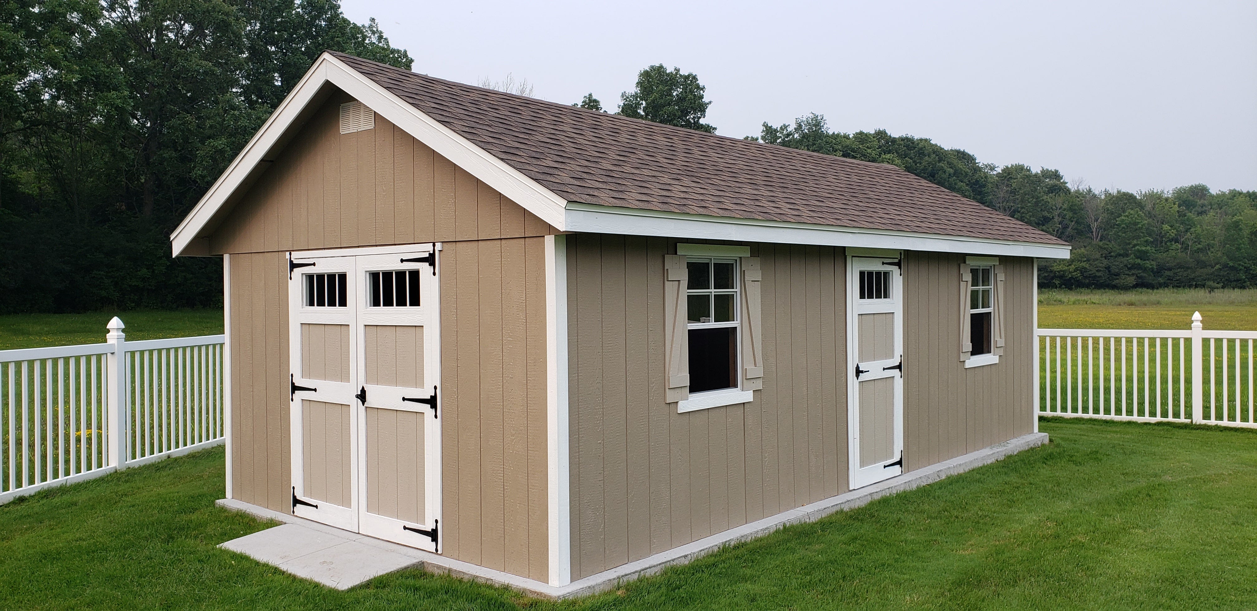 EZ-Fit Riverside Shed Kit - Declutter Your Backyard! — Backyard Oasis