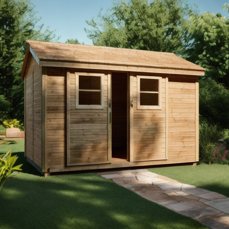 Cabana 12x8 Cedar Shed Kit | Ideal Poolside Retreat & Garden Storage ...