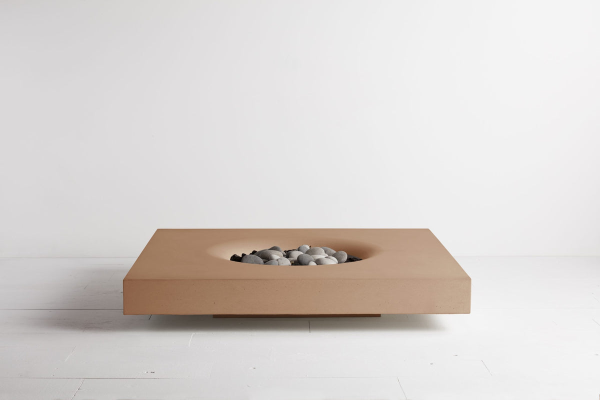 Solus Decor Halo Low Fire Pit - 60K BTU Modern Outdoor Heat & Style ...