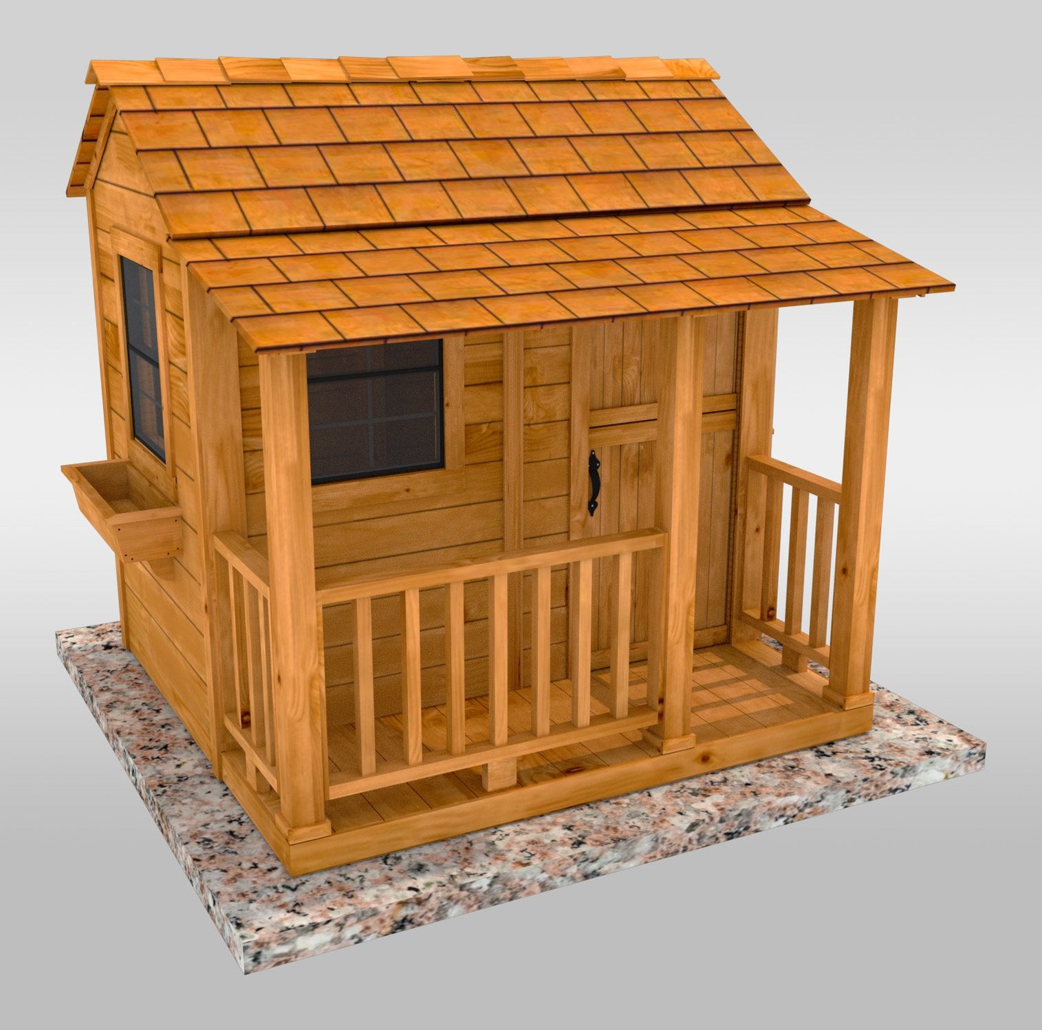 Little Cedar Playhouse | Enchanting 6x6 Children's Playhouse — Backyard ...