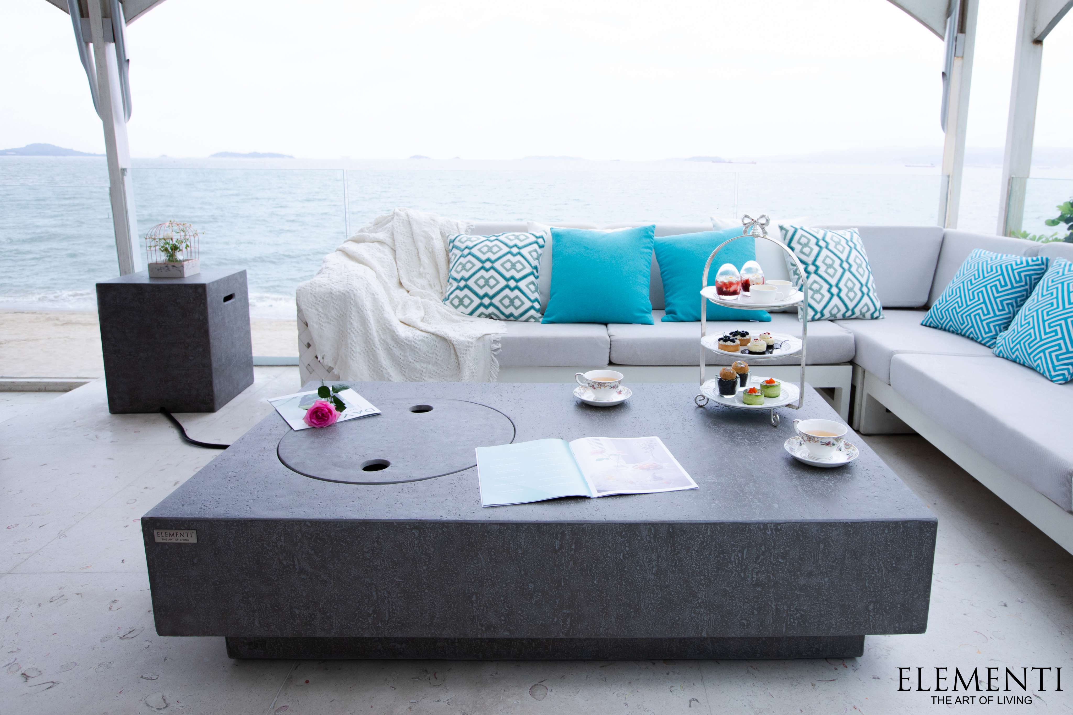 Elementi Metropolis Fire Table - Outdoor Elegance | Shop Now — Backyard ...