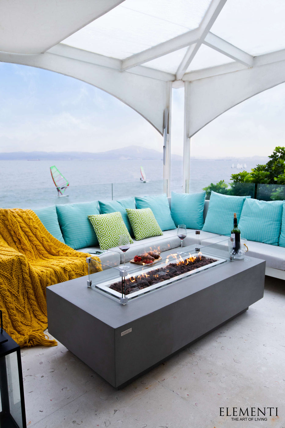 Elementi Granville Fire Table l Ignite Outdoor Comfort — Backyard Oasis