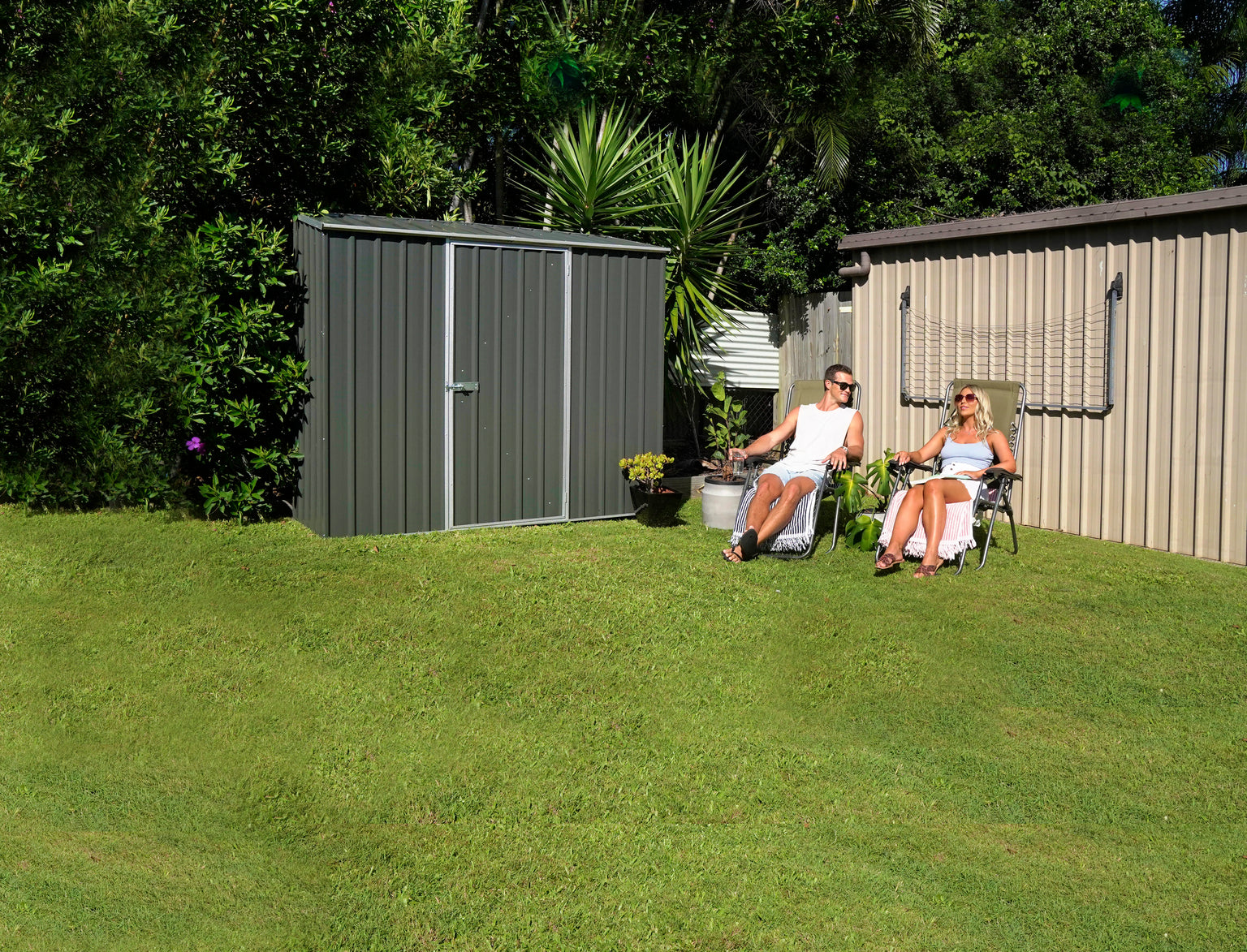 Compact & Portable Small Outdoor Storage Sheds | Backyard Oasis