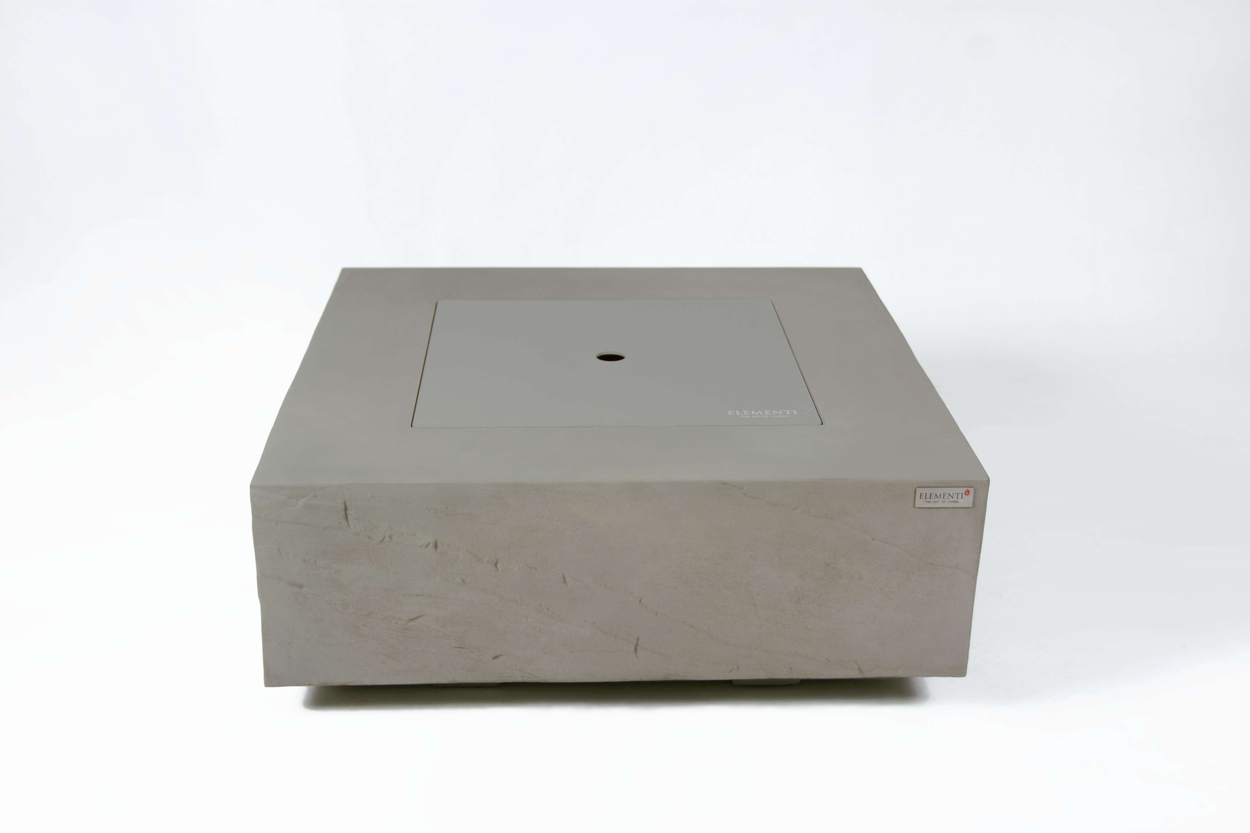 Elementi Plus Capertee Square Concrete Fire Pit Table - Shop Now! — Backyard Oasis
