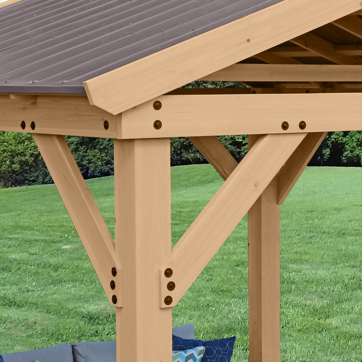 Yardistry Meridian Cedar 10 x 10 Pavilion - Premium Outdoor Elegance ...