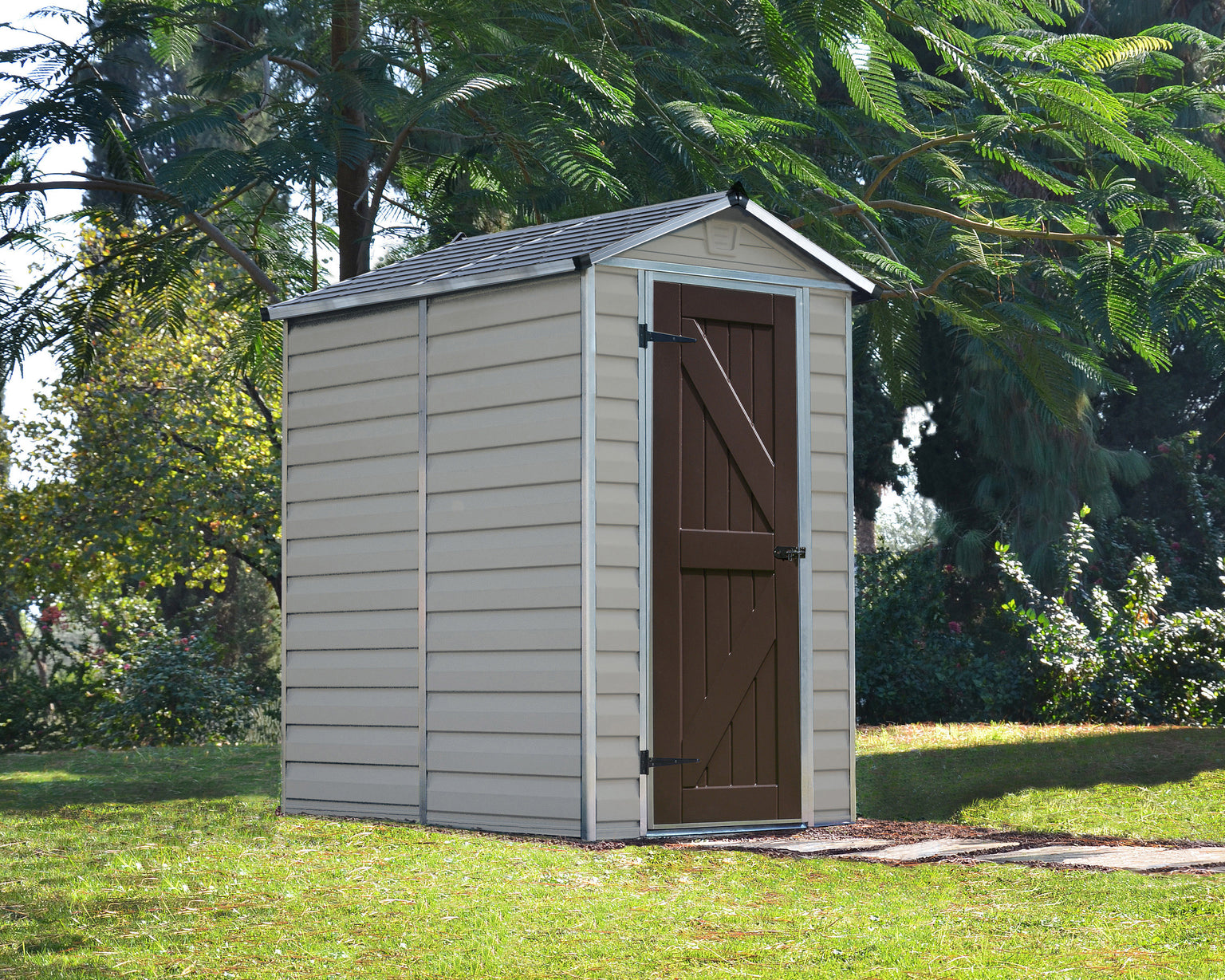Compact & Portable Small Outdoor Storage Sheds | Backyard Oasis
