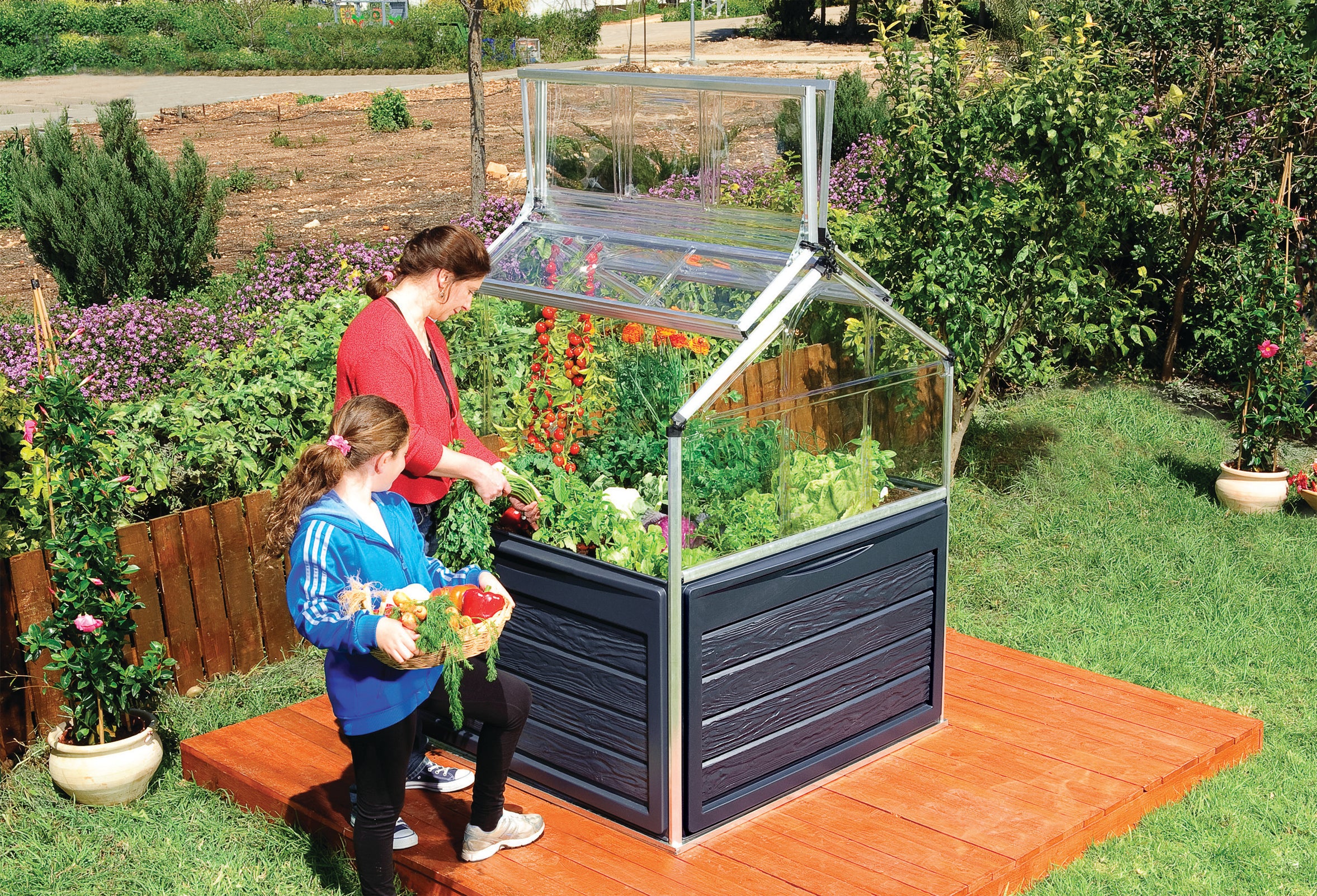 Canopia Plant Inn 4x4 Raised Garden Bed - Your Greenhouse Solution ...