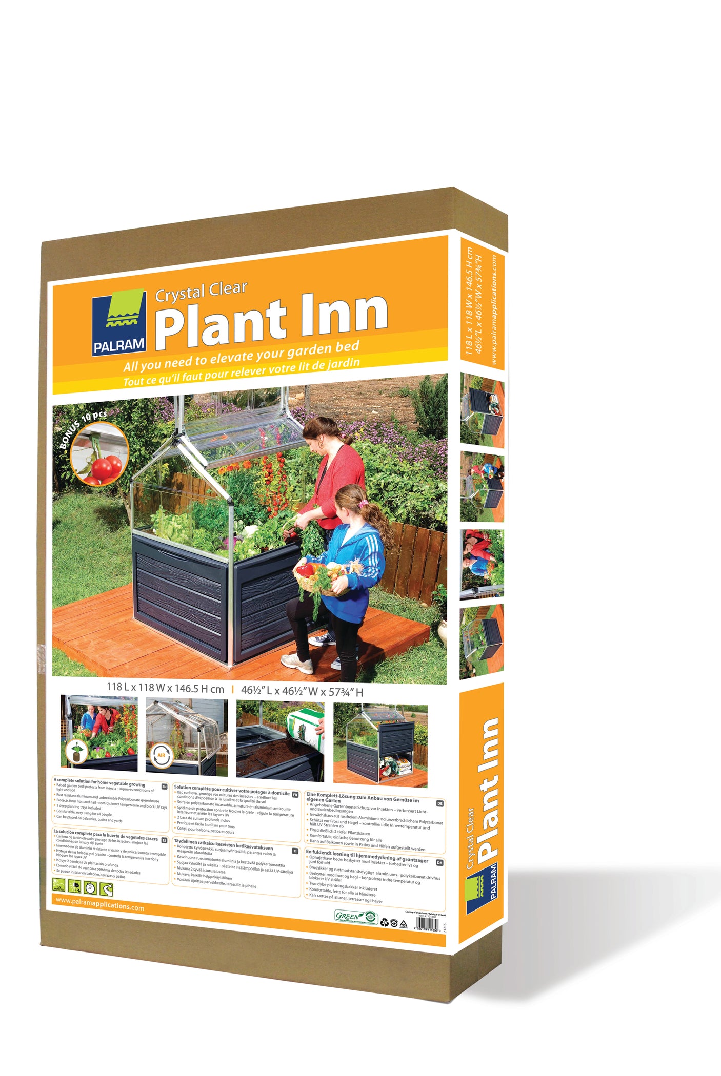 Canopia Plant Inn 4x4 Raised Garden Bed - Your Greenhouse Solution ...