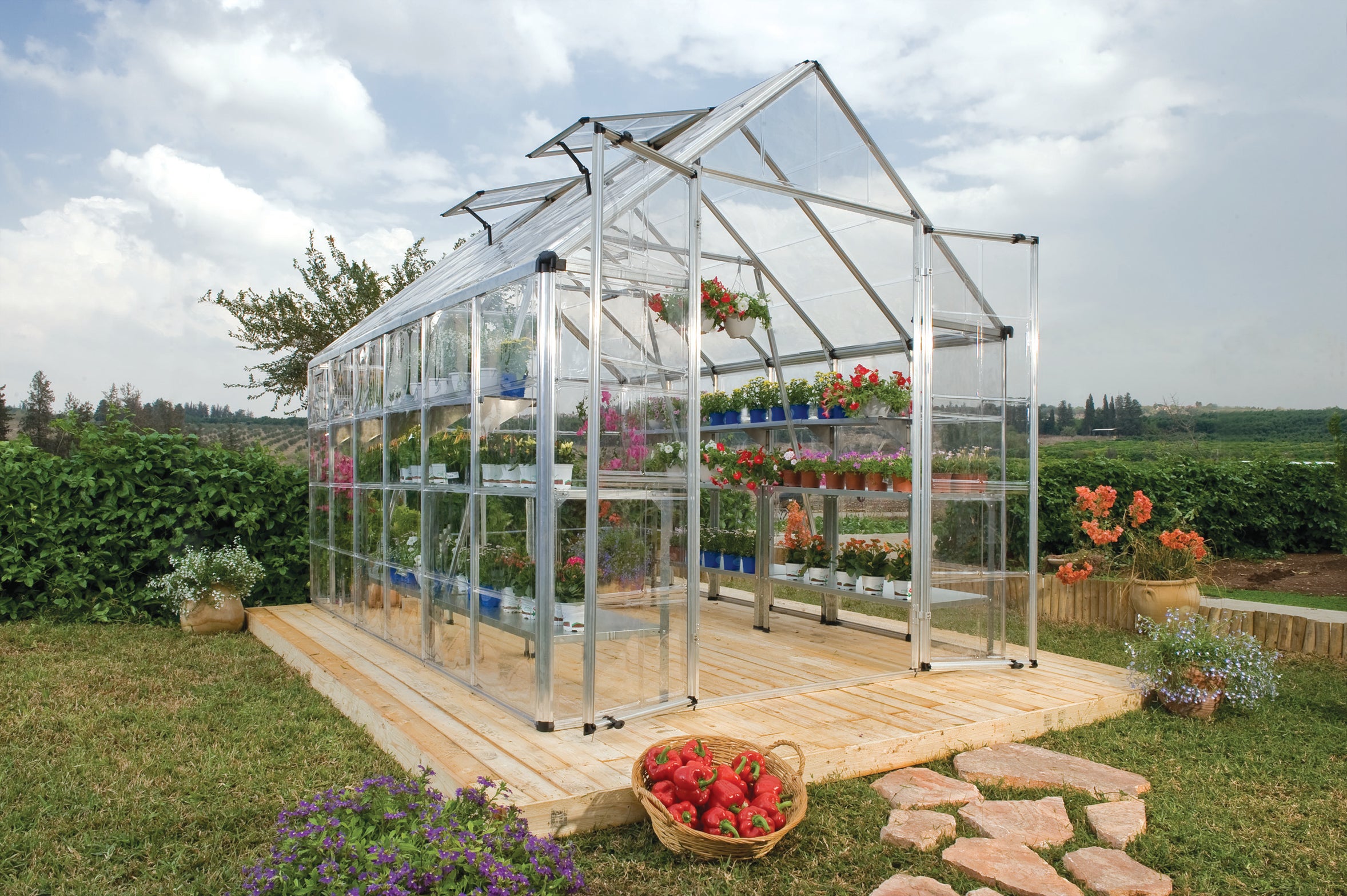 Premium Snap & Grow 8' Greenhouse - Extend Your Growing Season — Backyard Oasis