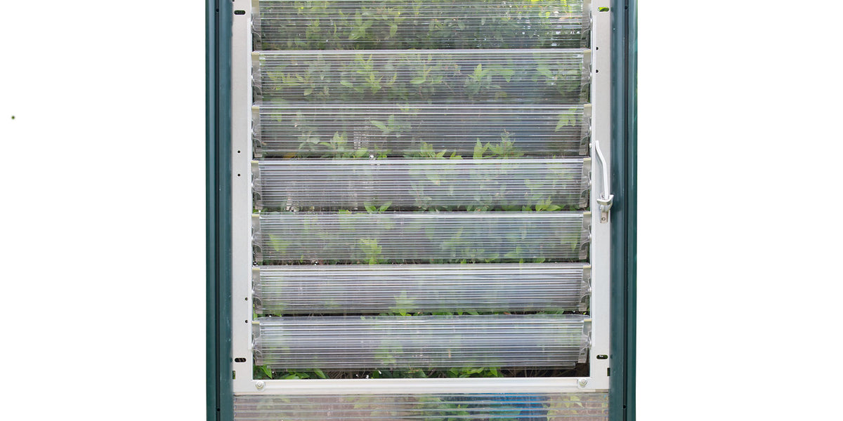 Elevate Your Greenhouse with Canopia Side Louver Window — Backyard Oasis