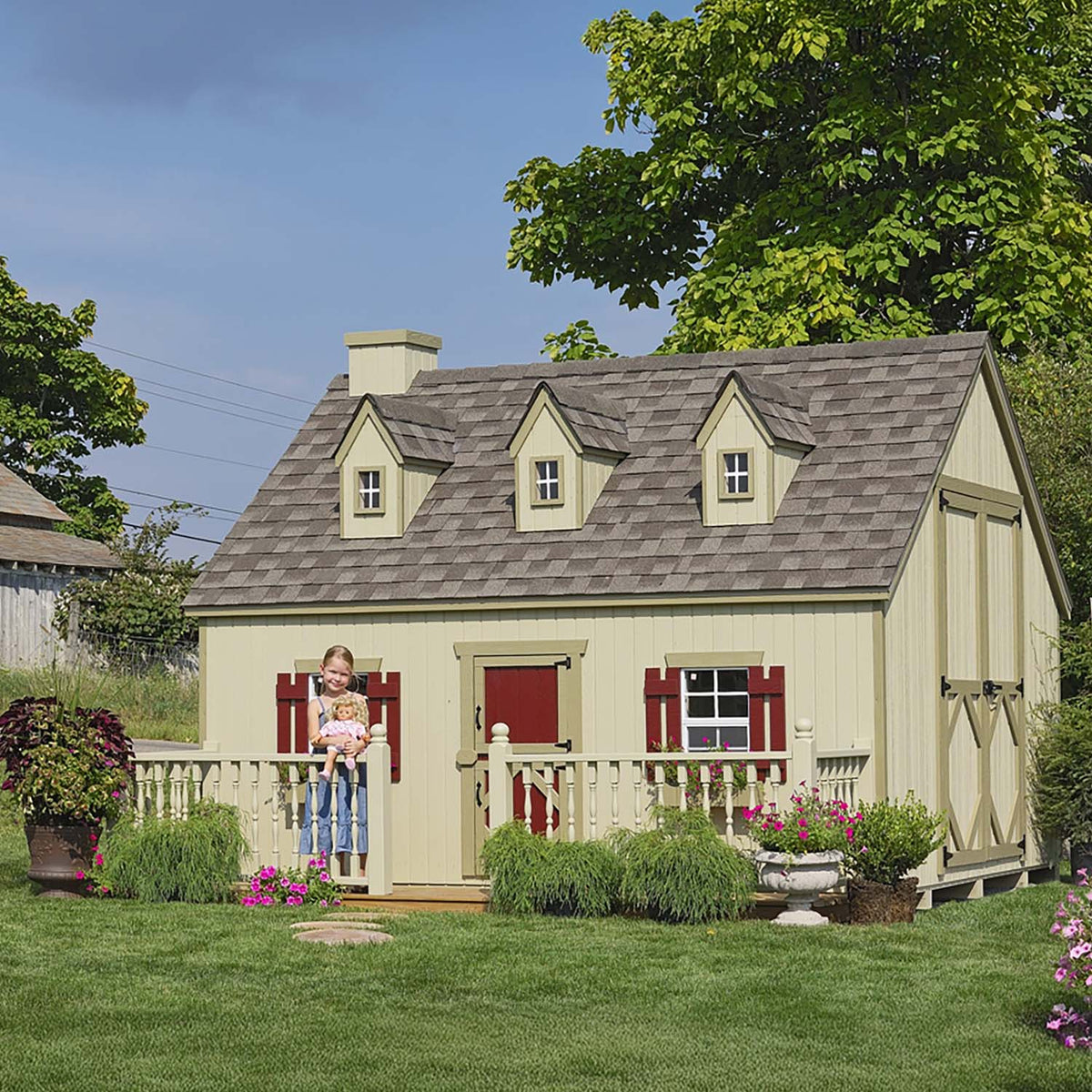 Cape Cod Playhouse - Charming Backyard Kids Retreat — Backyard Oasis