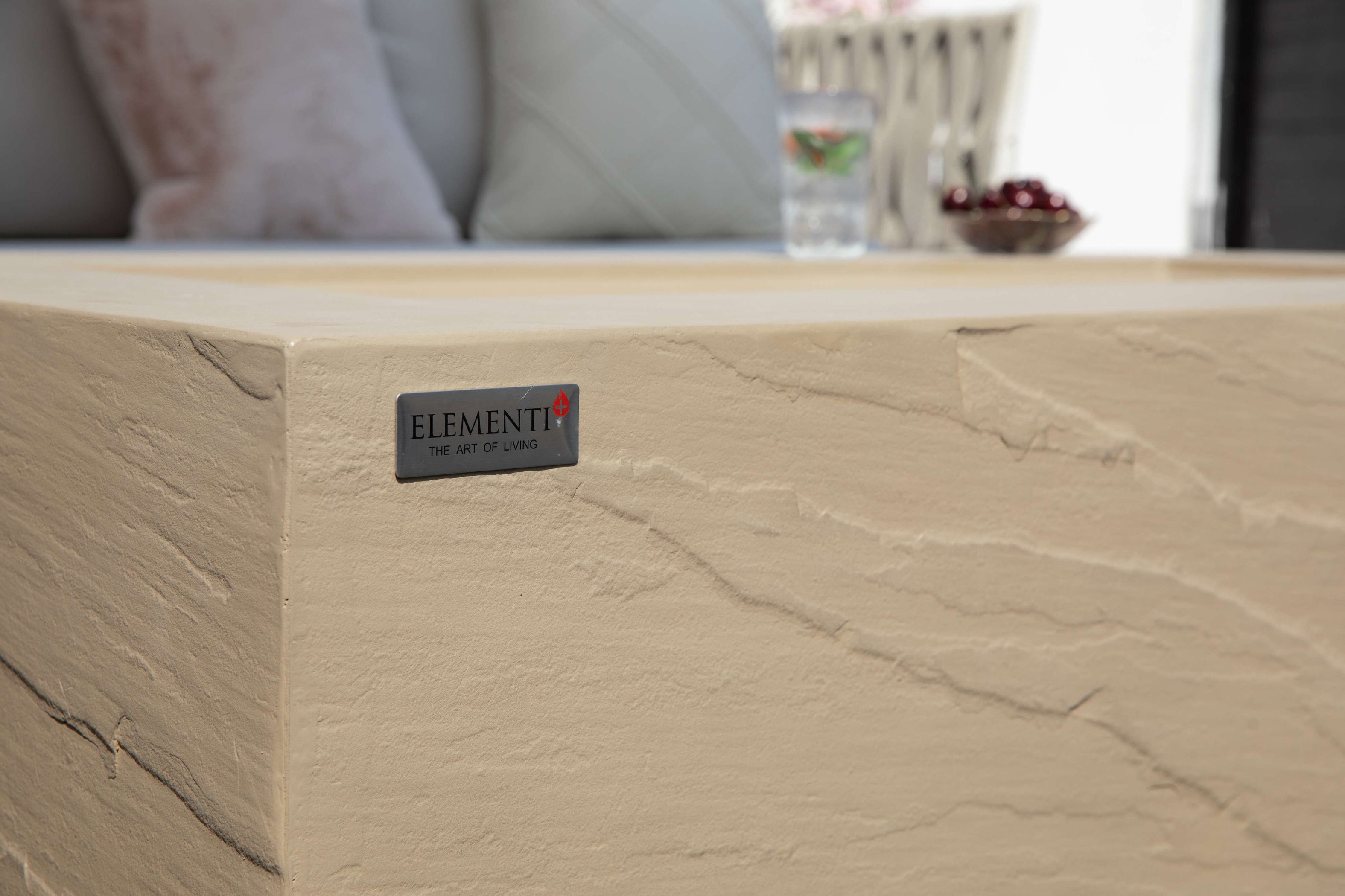 Elementi Plus Colorado Rectangular Concrete Fire Pit Table Shop Now ...