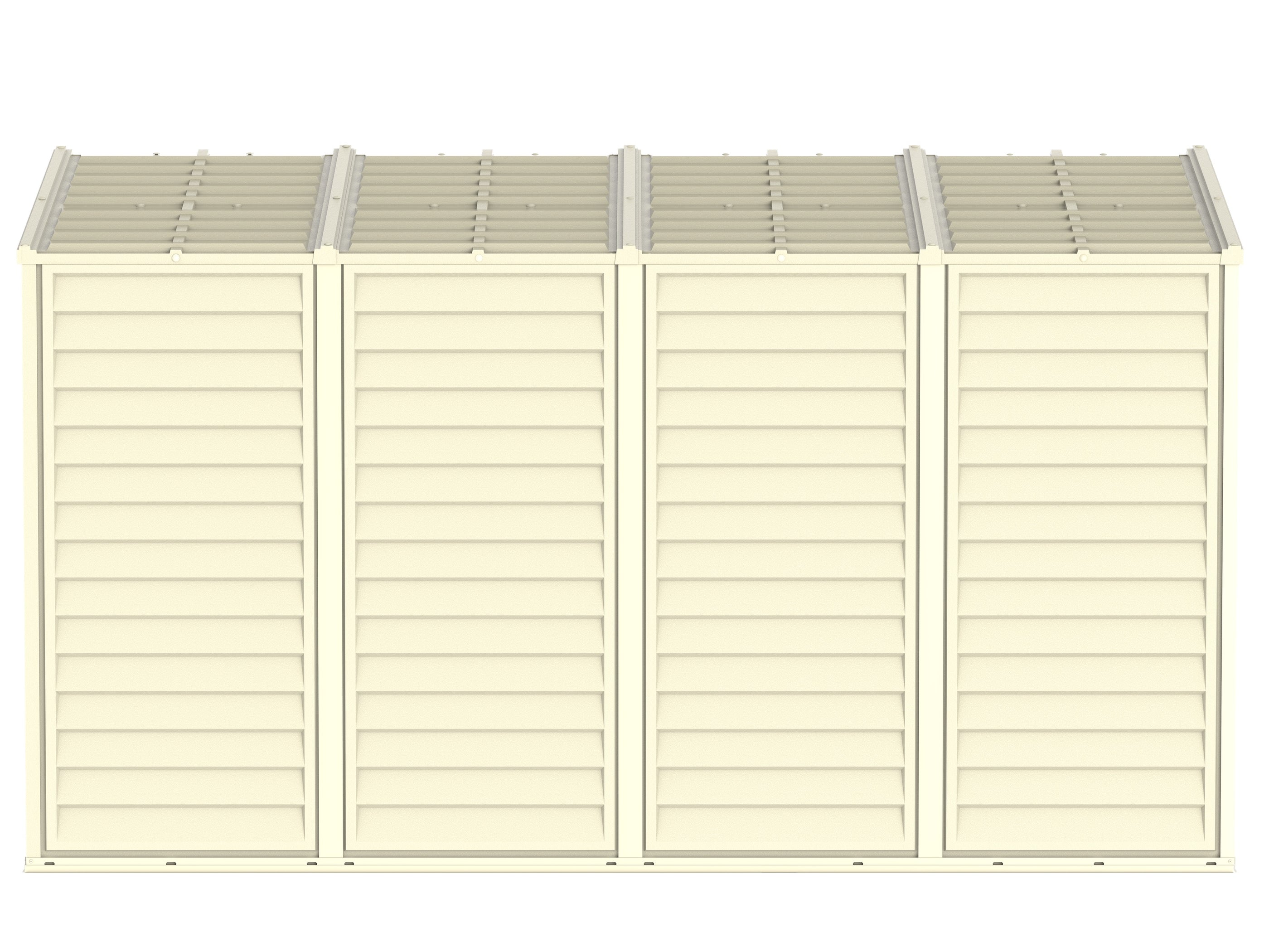 Duramax 4x10 ft Sidemate Vinyl Resin Shed - Durable Outdoor Storage ...