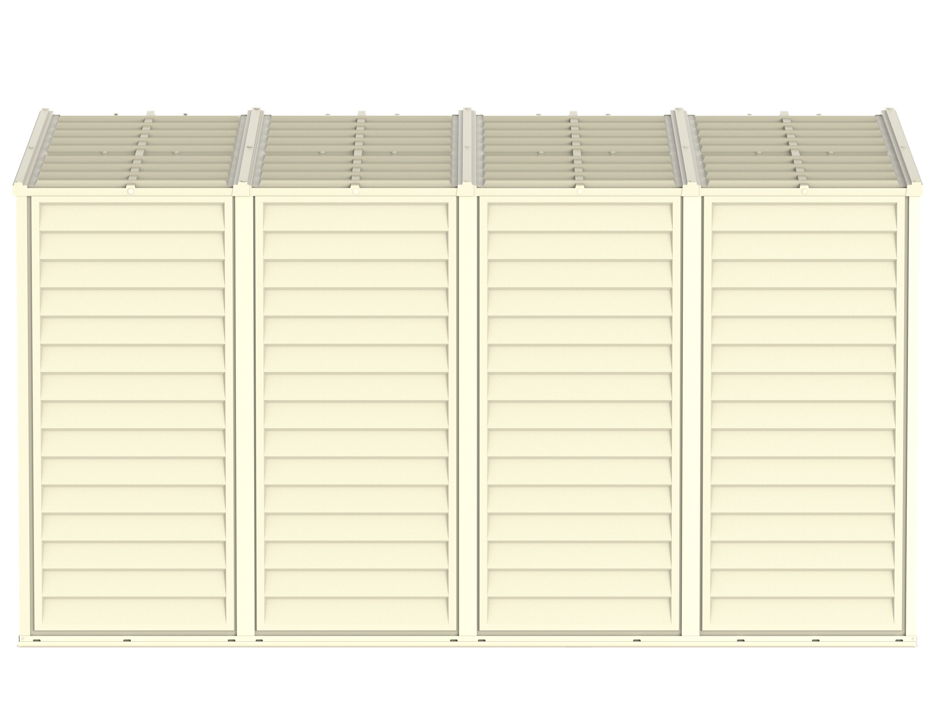 Duramax 4x10 ft Sidemate Vinyl Resin Shed - Durable Outdoor Storage ...