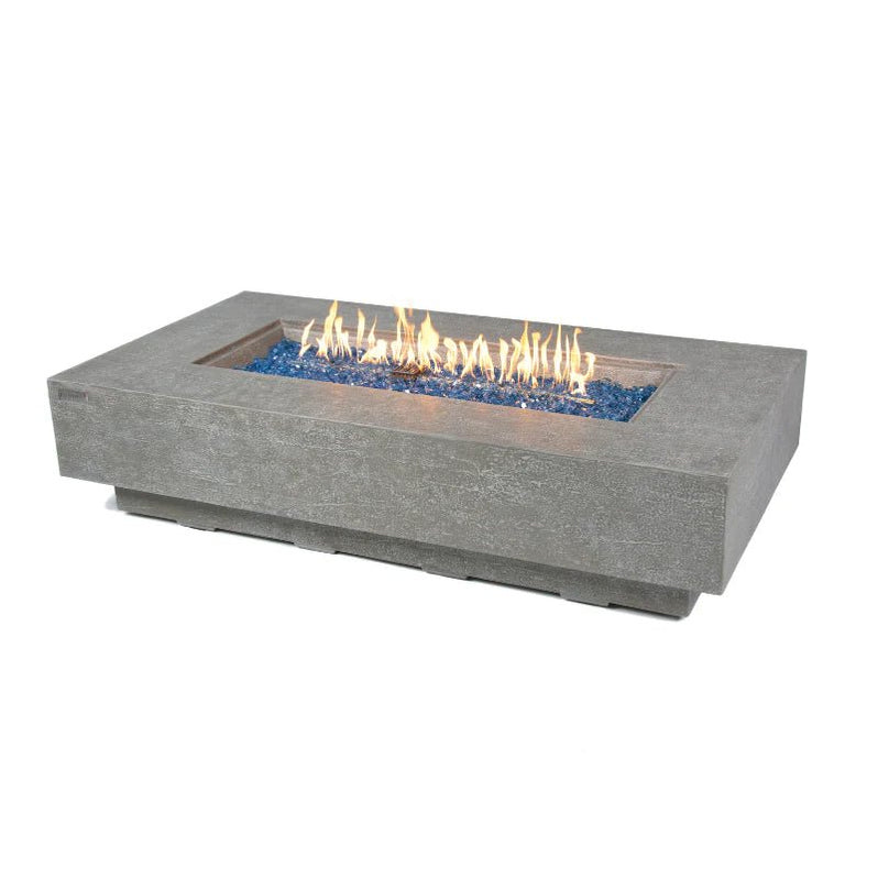 Elementi Plus Riviera Rectangular Concrete Fire Pit - Shop Now ...
