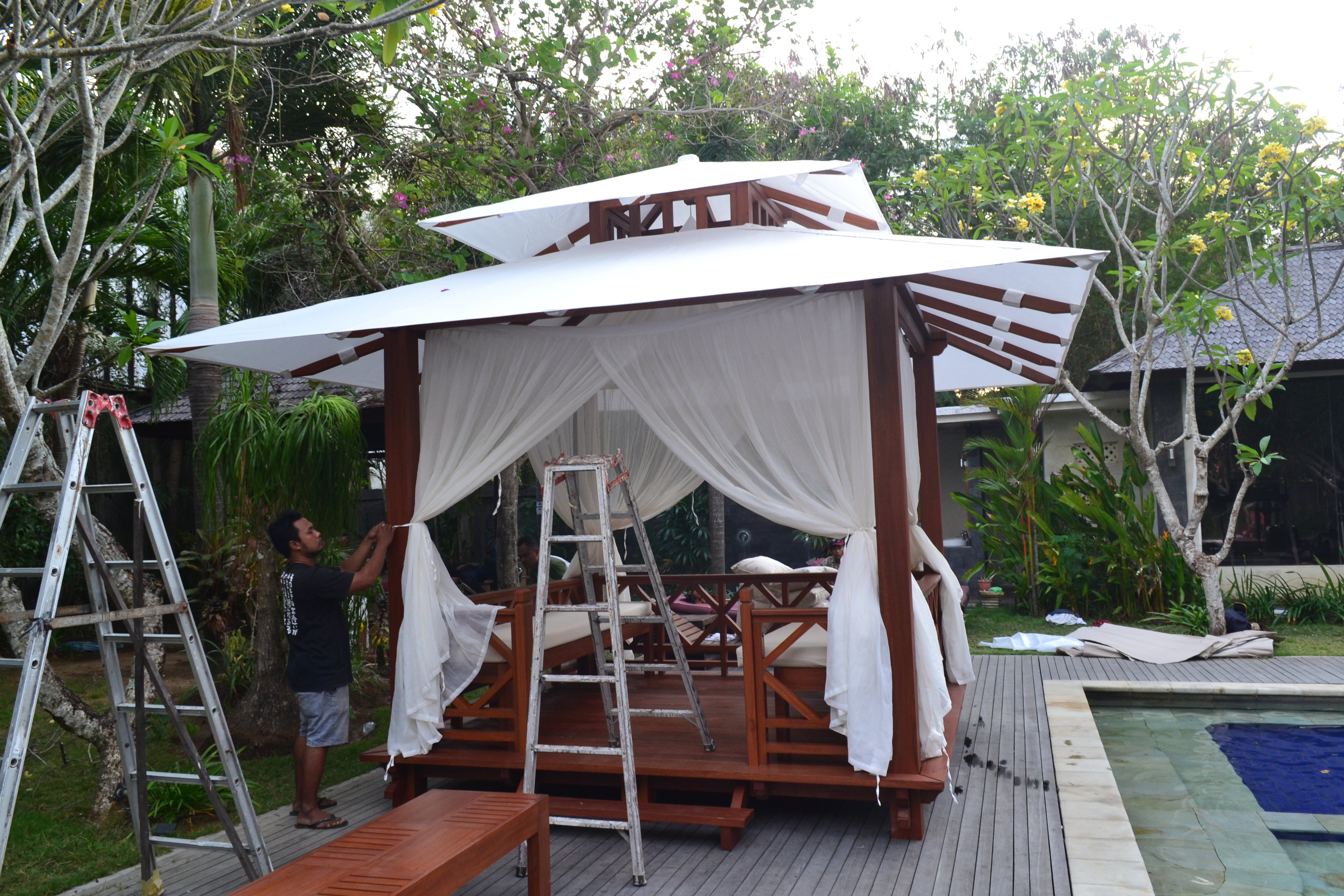 Elevate Your Outdoors with the Bali Gazebo - Luxury and Nature Combined ...