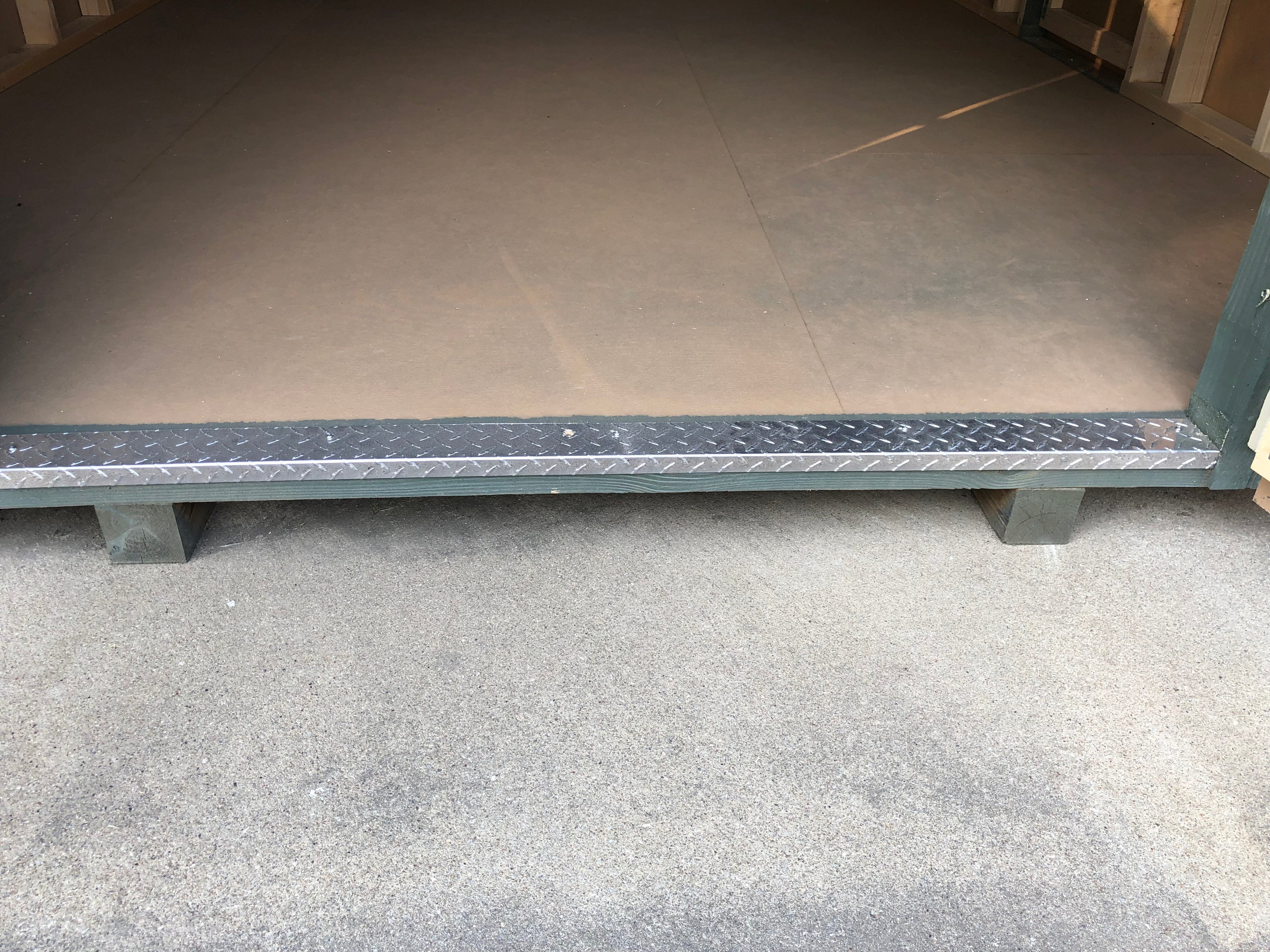 Ez-Fit Diamond Plate Door Threshold Floor Entry Accessory - ADD-ON ONL ...