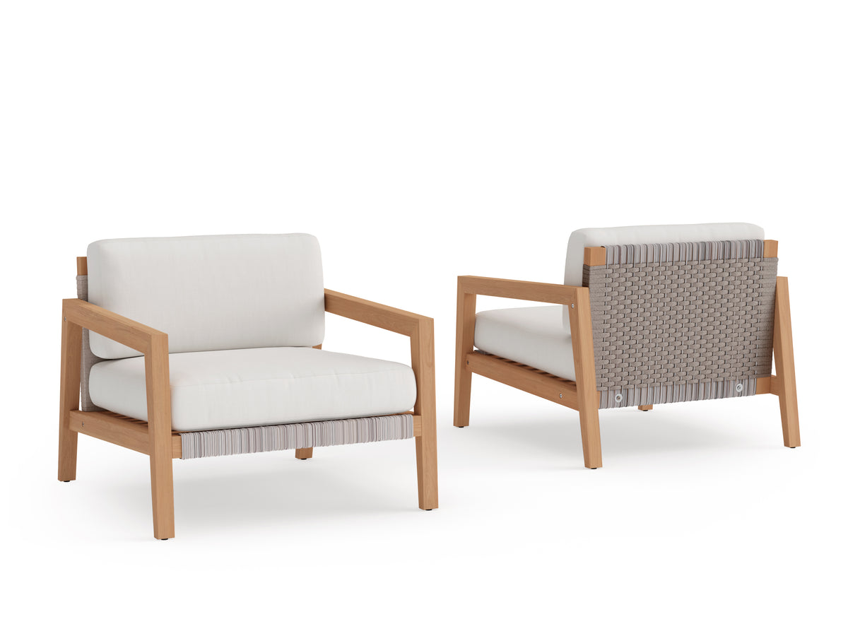 NewAge Lakeside Chat Chair Set of 2 | Elegant Outdoor Comfort ...