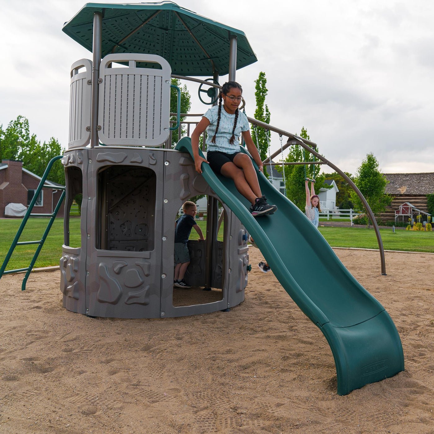 Lifetime Adventure Tower Playset - Outdoor Fun for Kids — Backyard Oasis