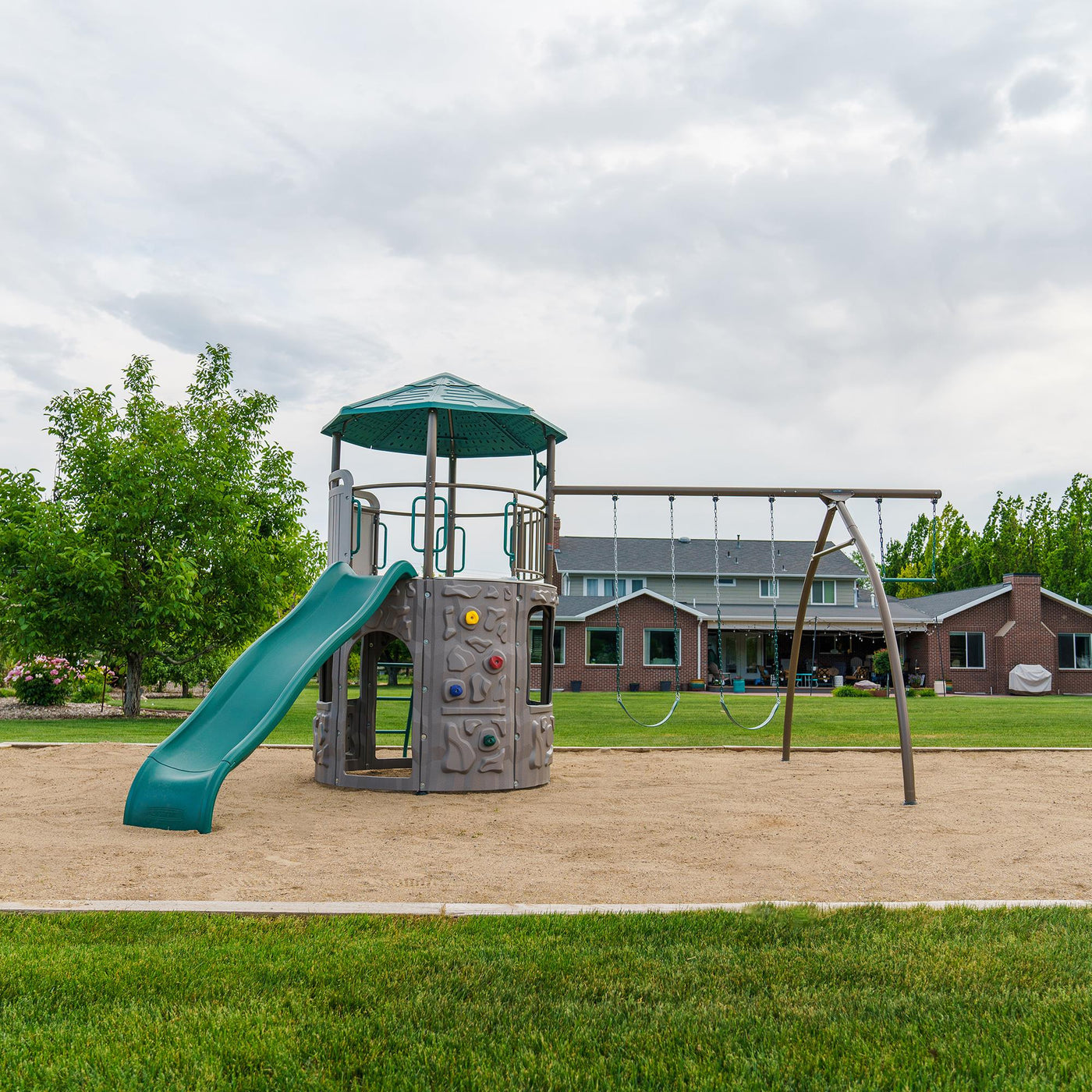 Lifetime Adventure Tower Playset - Outdoor Fun for Kids — Backyard Oasis