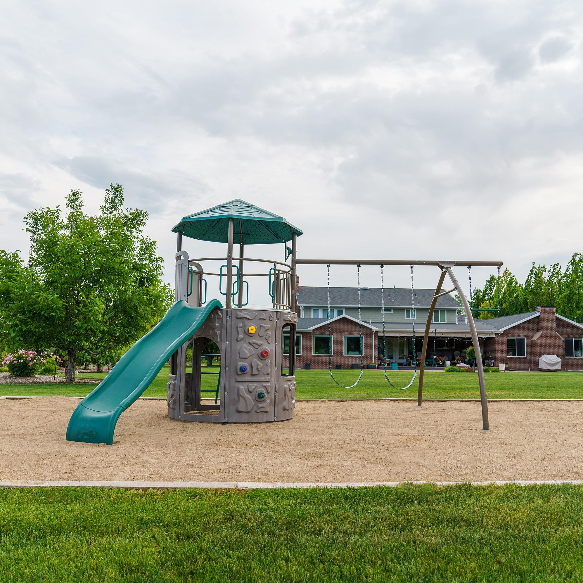 Lifetime Adventure Tower Playset - Outdoor Fun for Kids — Backyard Oasis