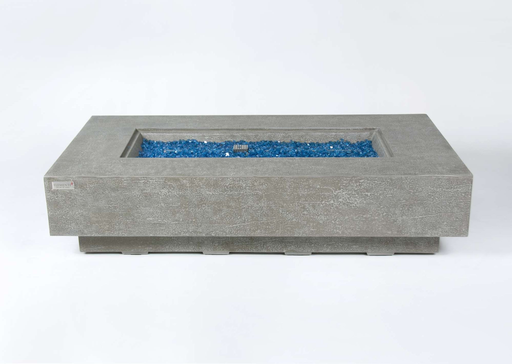 Elementi Plus Riviera Rectangular Concrete Fire Pit - Shop Now ...