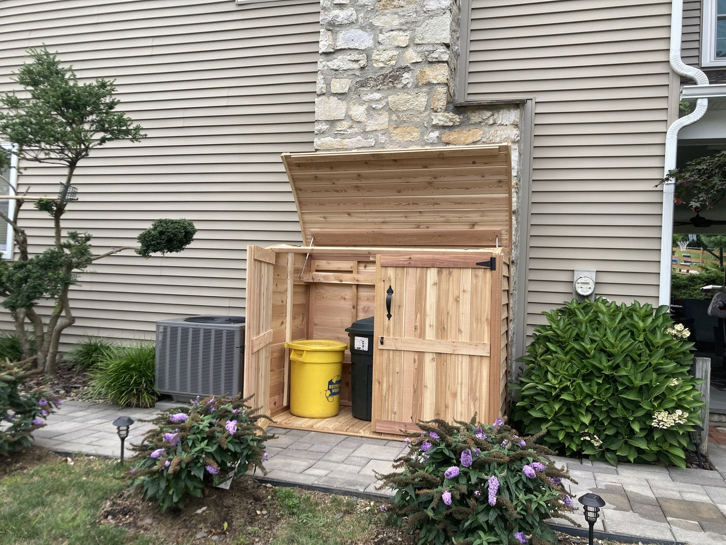 Oscar 6x3 Cedar Shed Kit | Efficient Waste Management System — Backyard ...