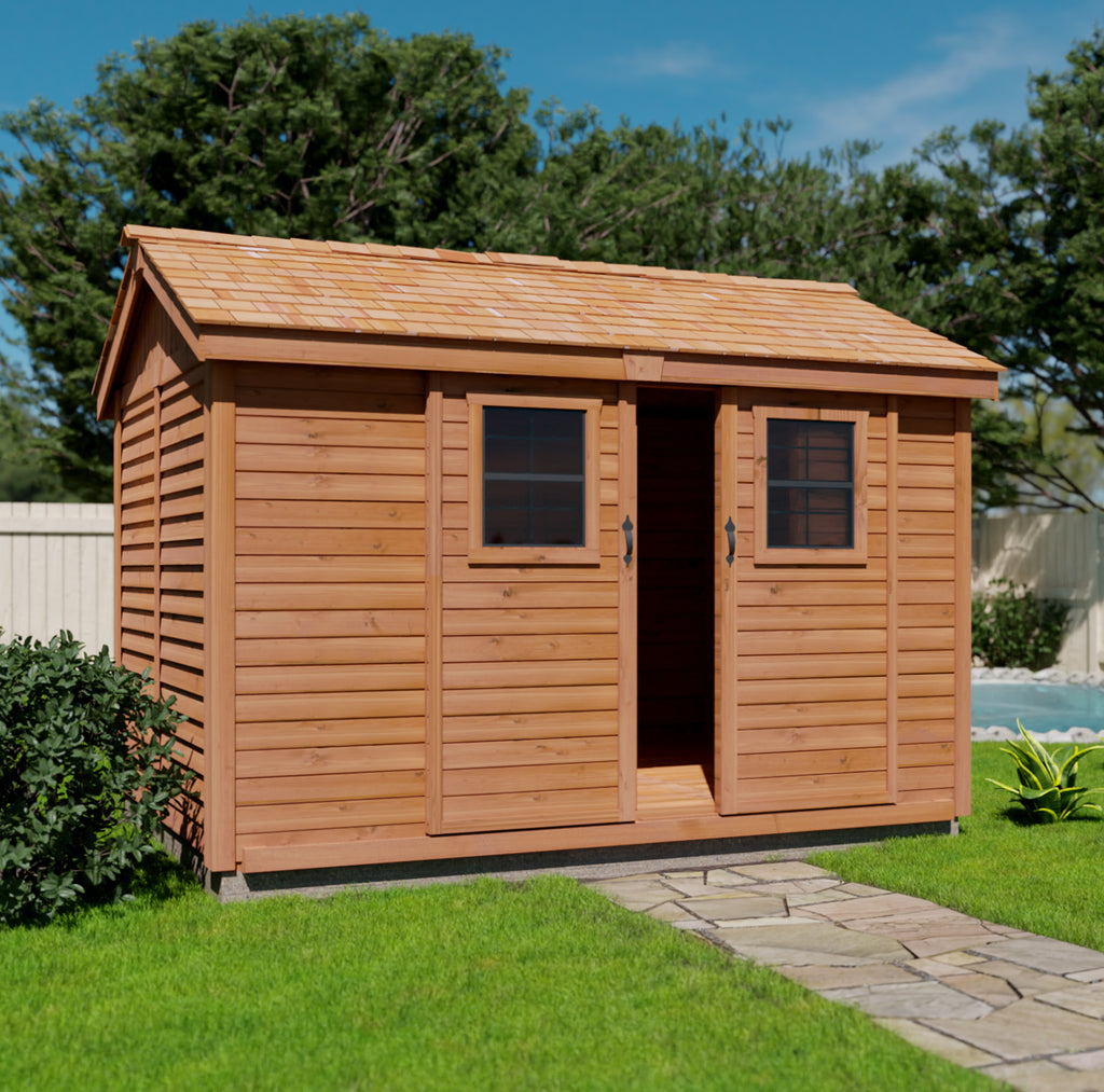 Premium Outdoor Wood Storage Sheds For Your Garden | Backyard Oasis