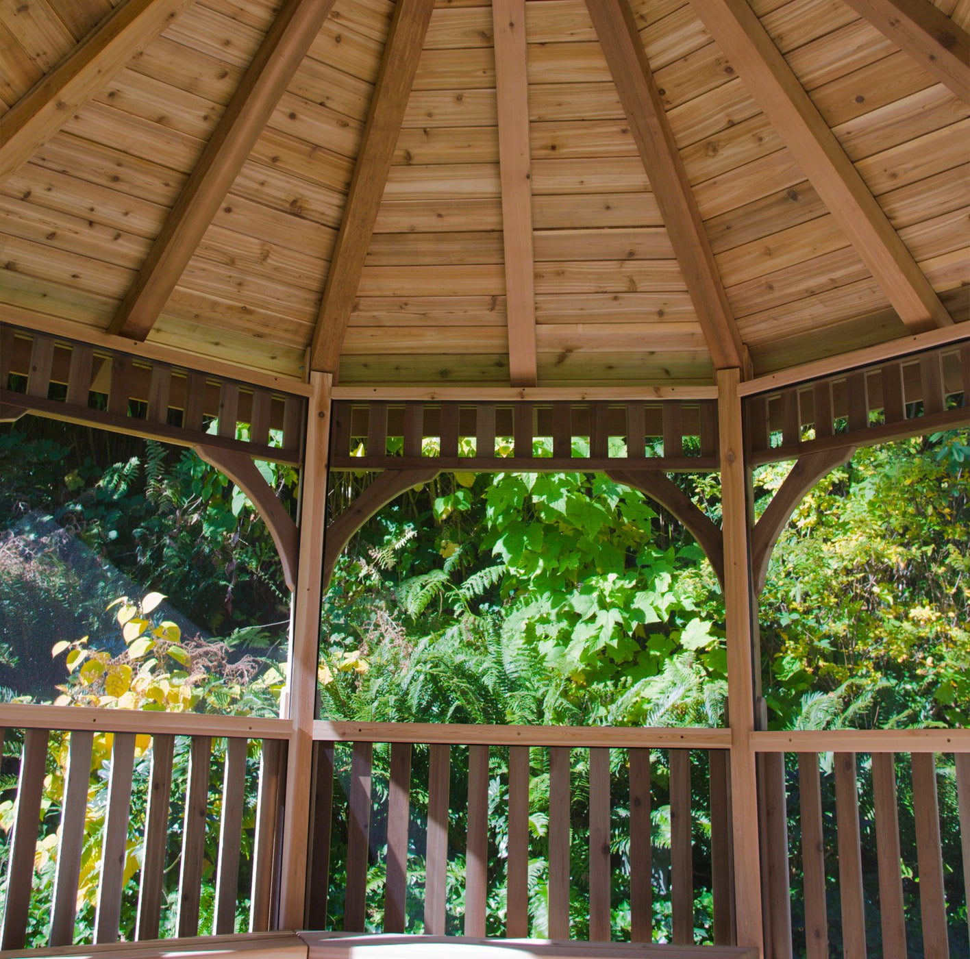 10' Bayside Panelized Octagon Gazebo | Made with Sourced Cedar ...