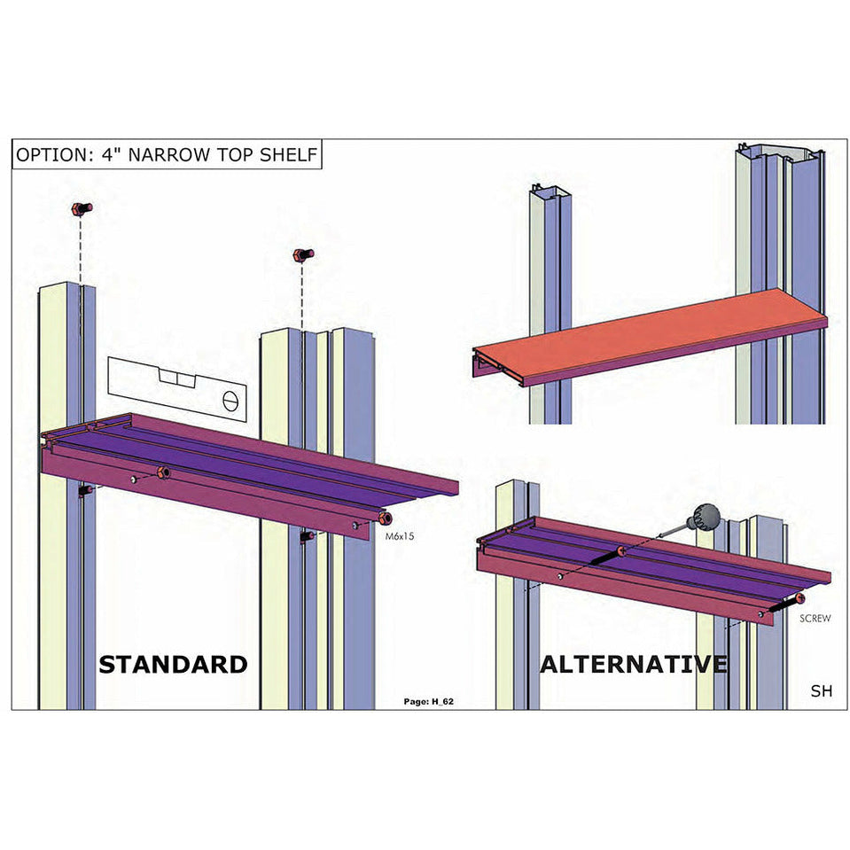 Exaco Royal Victorian VI Top/Bottom Shelf – Expand Greenhouse Space ...