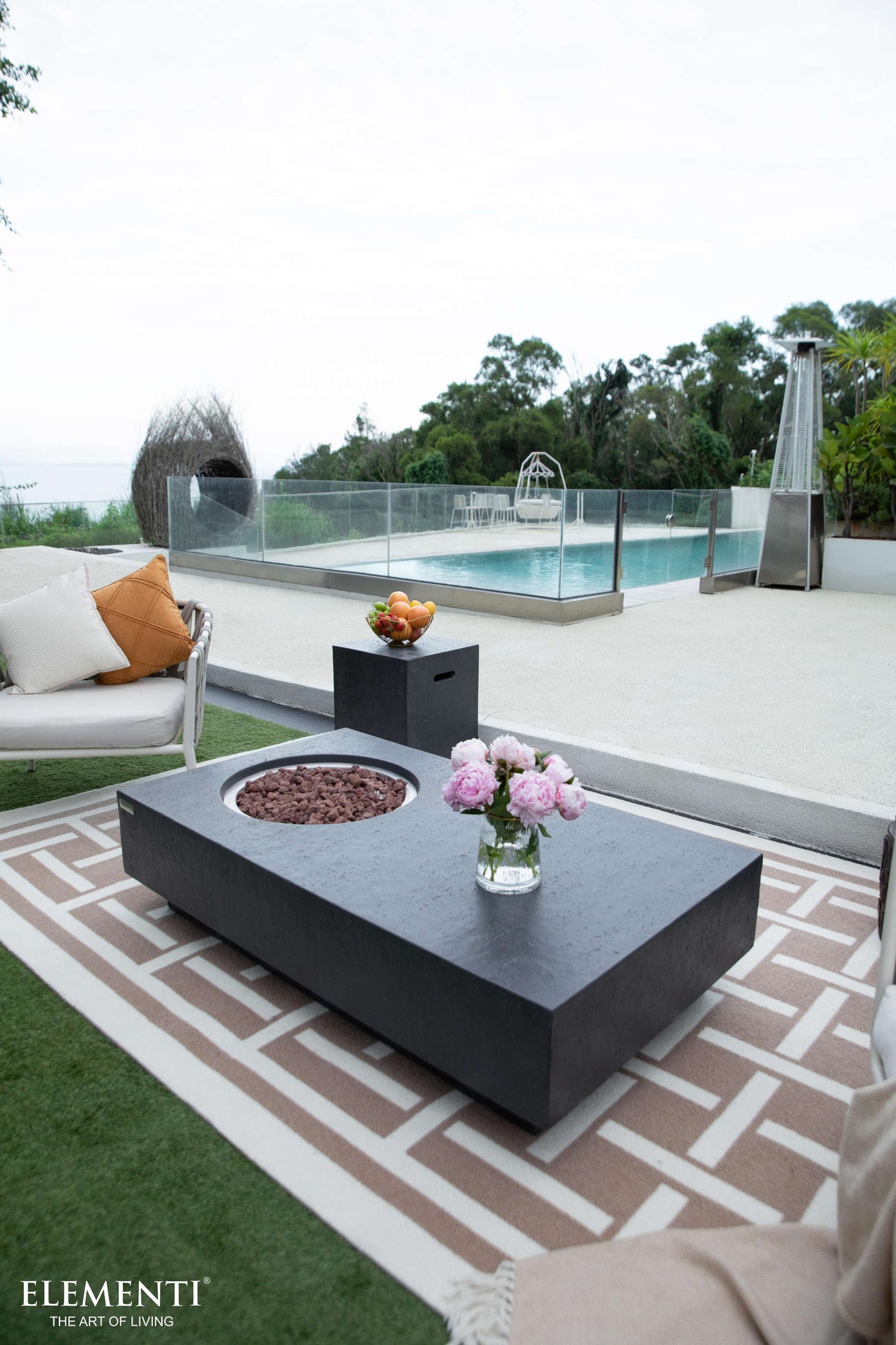 Elementi Metropolis Fire Table - Outdoor Elegance | Shop Now — Backyard ...