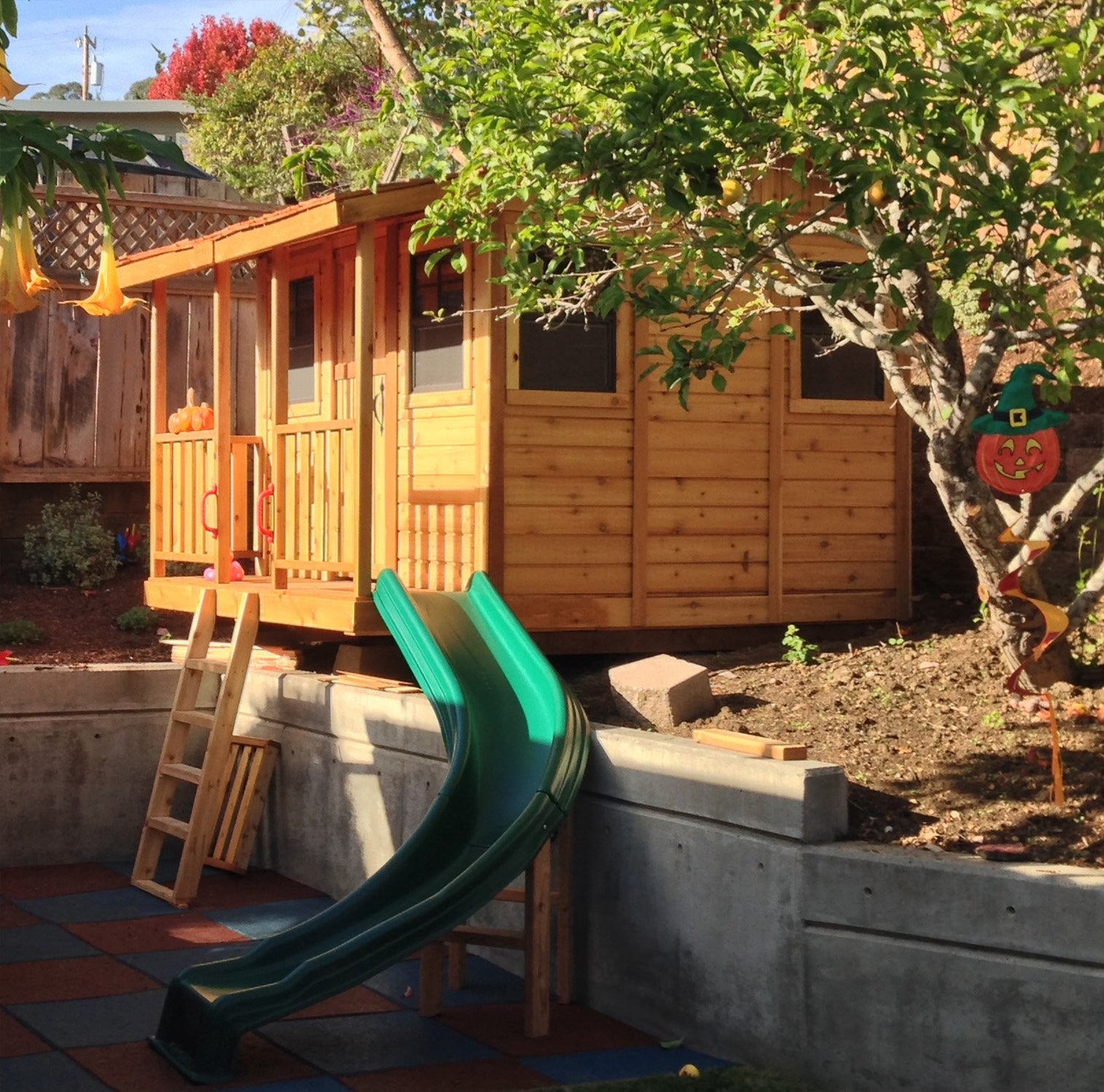 Cozy Cabin Playhouse 7x9 | Create Lasting Childhood Memories — Backyard ...