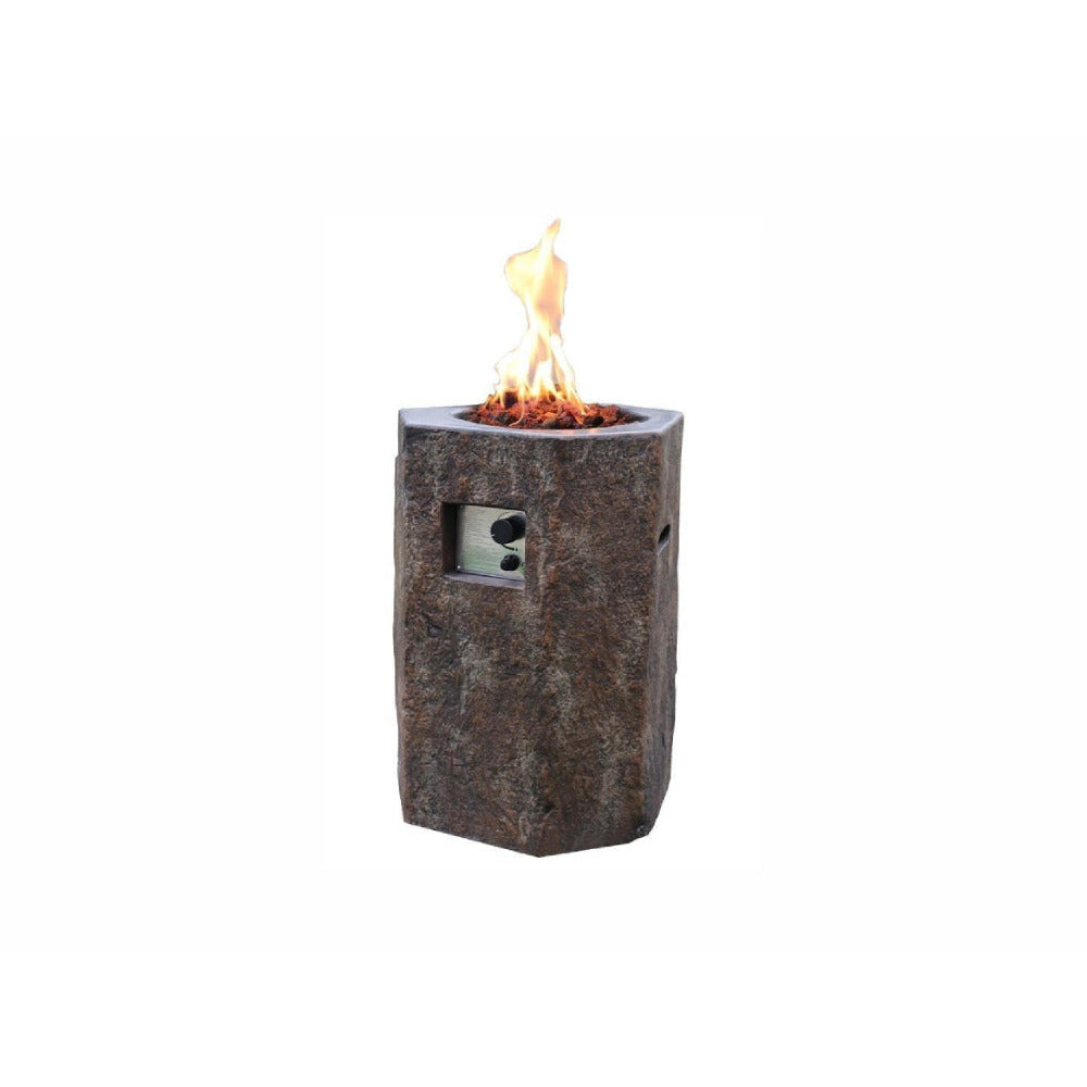 Modeno Basalt Column Fire Pit- Stylish Outdoor Ambiance — Backyard Oasis
