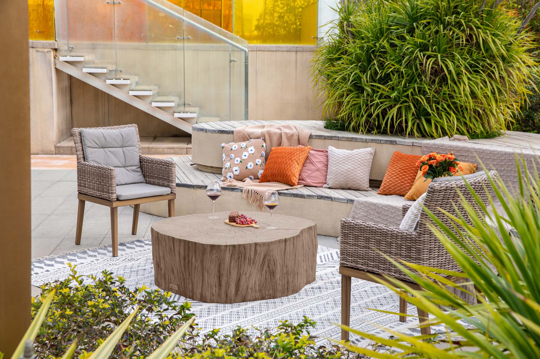 Elementi Daintree Wood Series: Indoor-Outdoor Coffee and Side Tables ...