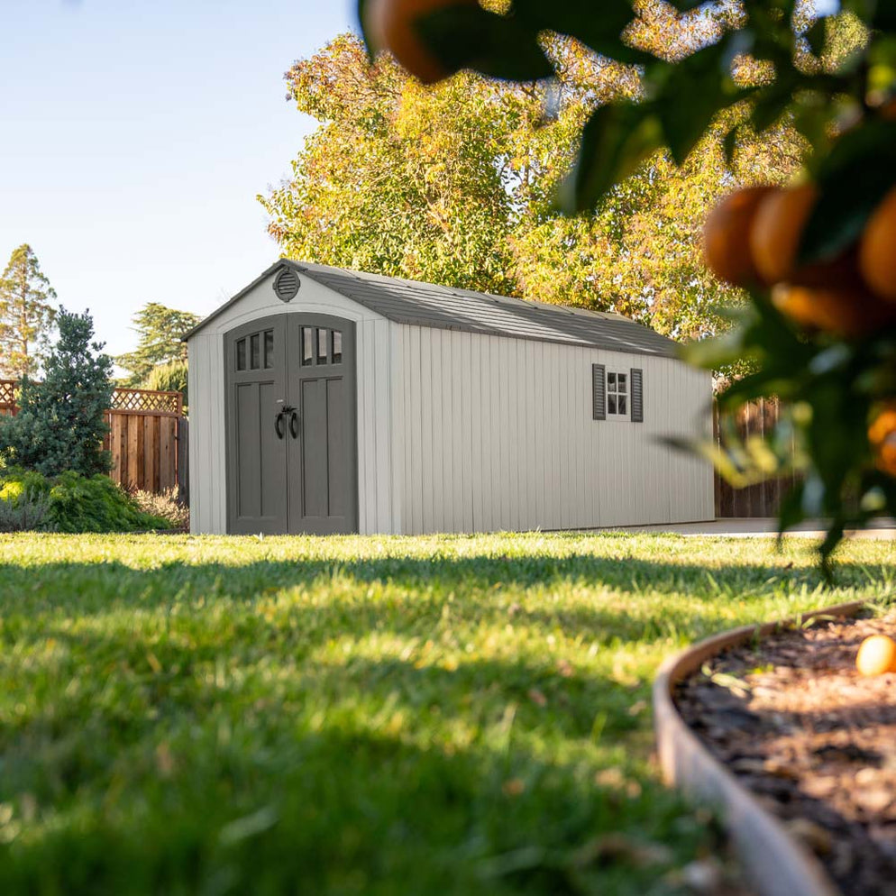 Lifetime 8x20 Outdoor Shed | Spacious, Low-Maintenance Backyard Storage ...
