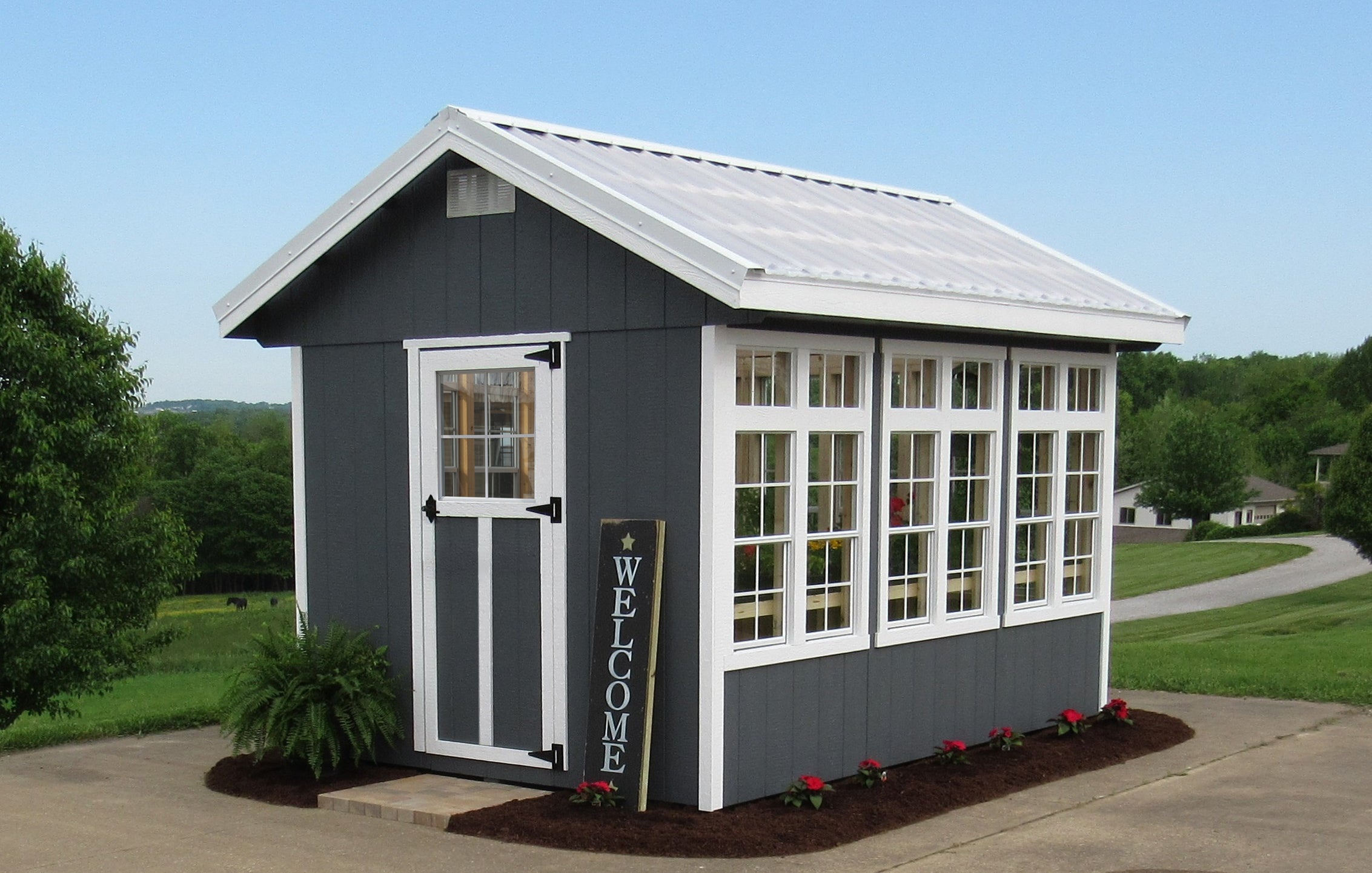 Ez-Fit Kits Greenhouse Shed: Perfect for Plants, Storage, & Relaxation ...