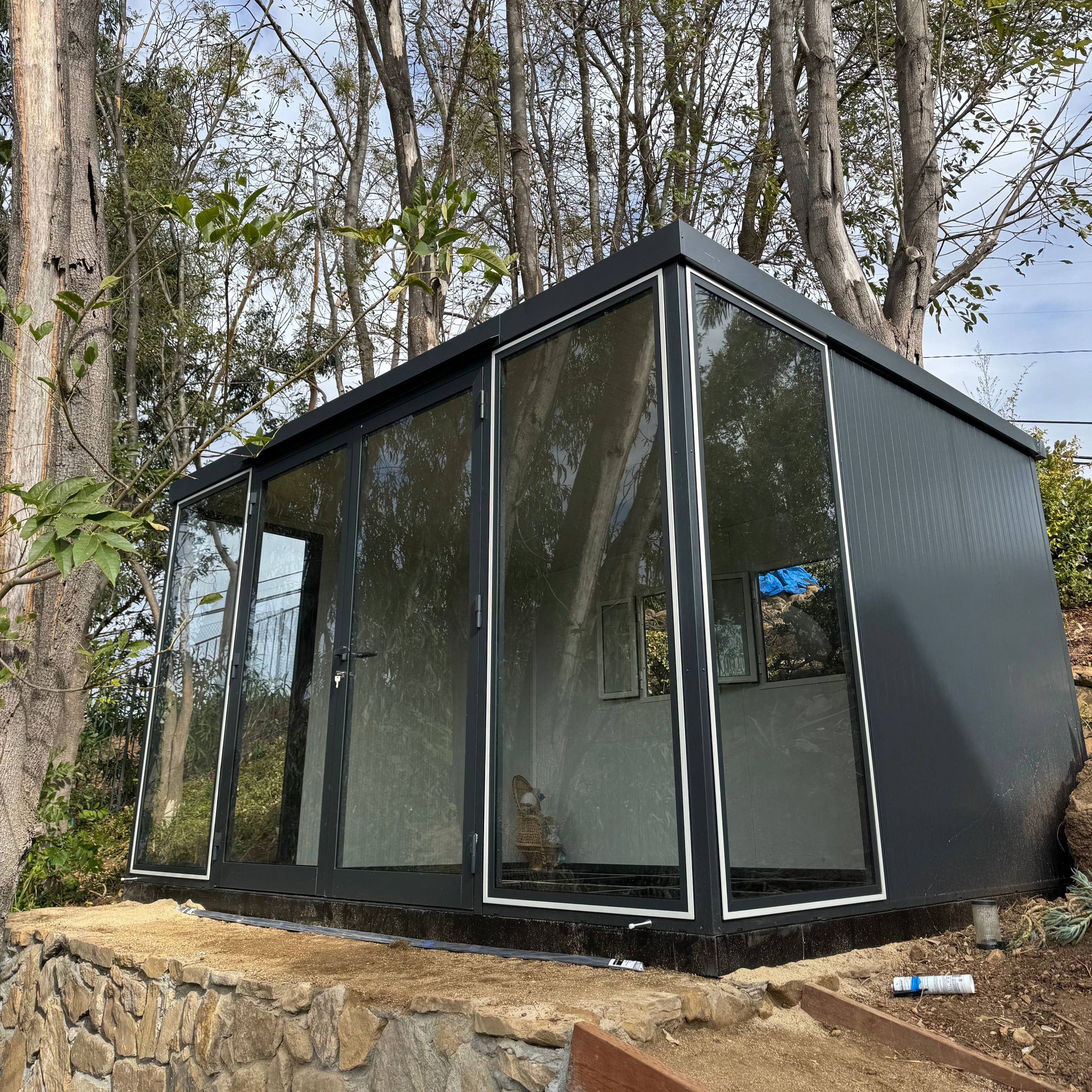 Stylish Backyard Retreat with the Multi-Use Duramax 13x10 Garden Glass ...