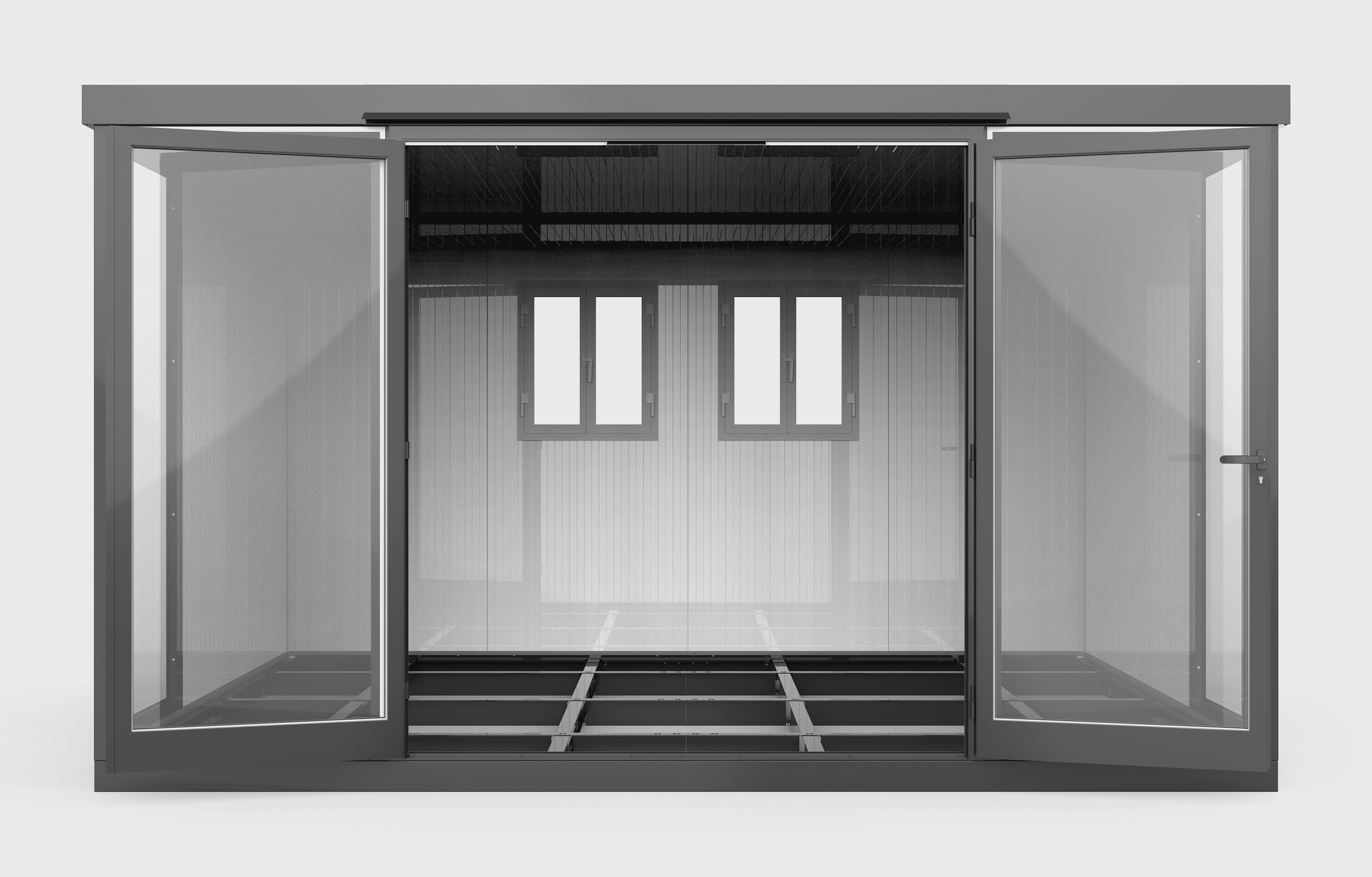 Stylish Backyard Retreat with the Multi-Use Duramax 13x10 Garden Glass ...