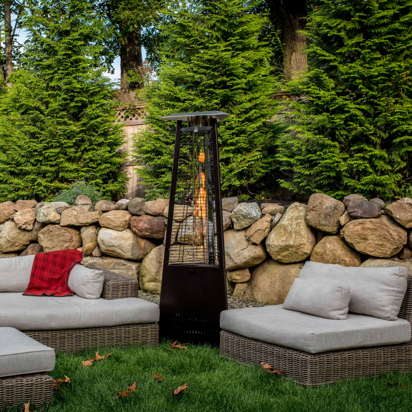 Paragon Outdoor Inferno Flame Tower Heater | Extend Your Outdoor Season ...
