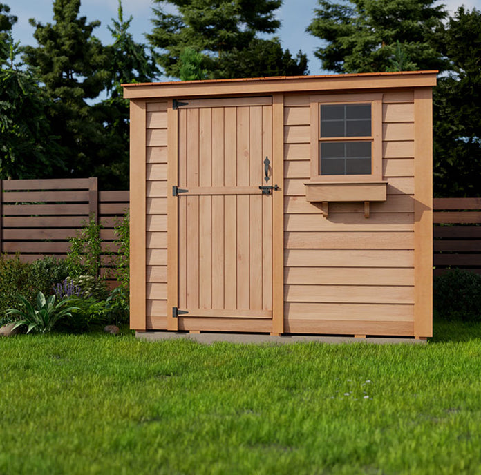 Premium Outdoor Wood Storage Sheds For Your Garden | Backyard Oasis