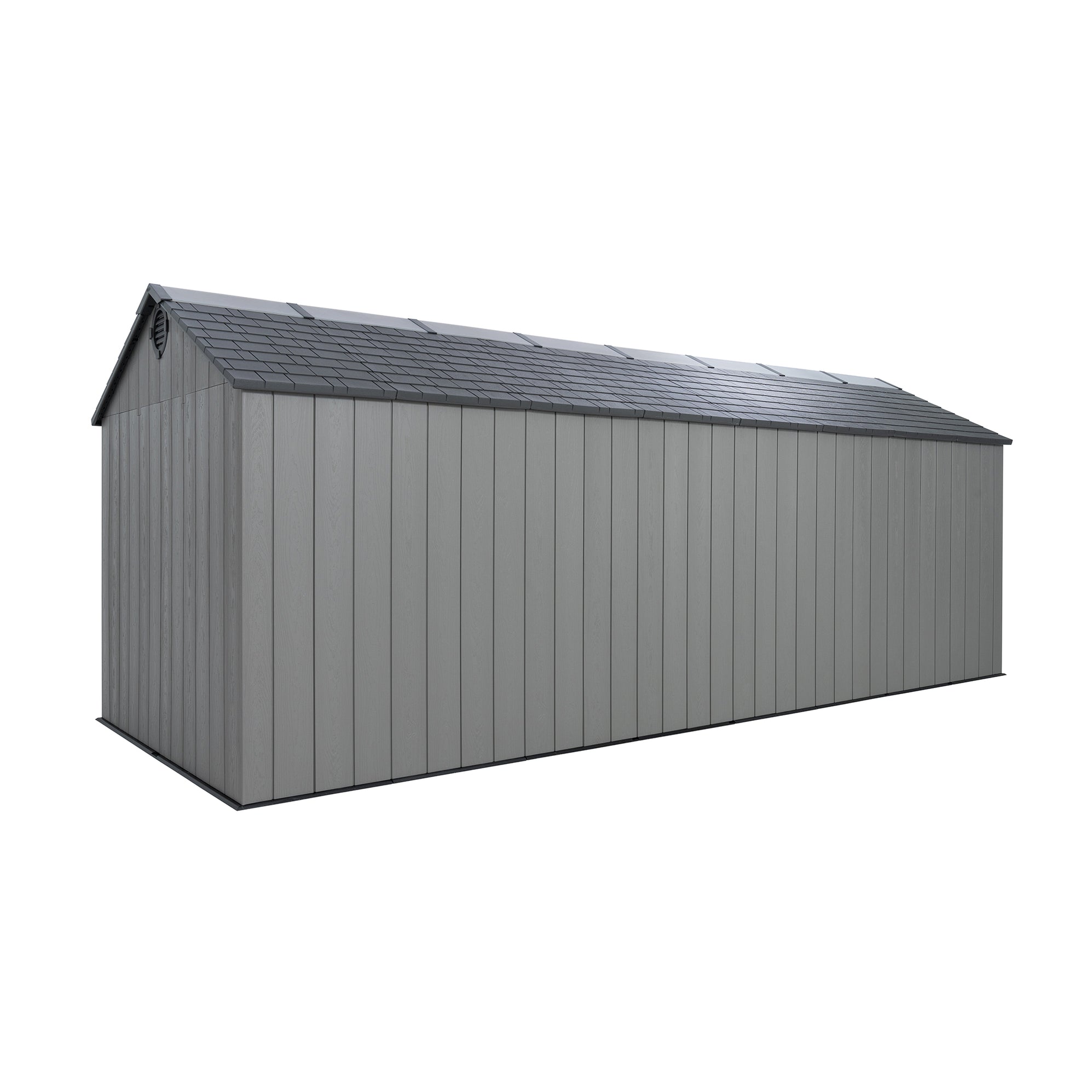 Lifetime 20'x8' Large Outdoor Storage Shed | Shop now! — Backyard Oasis