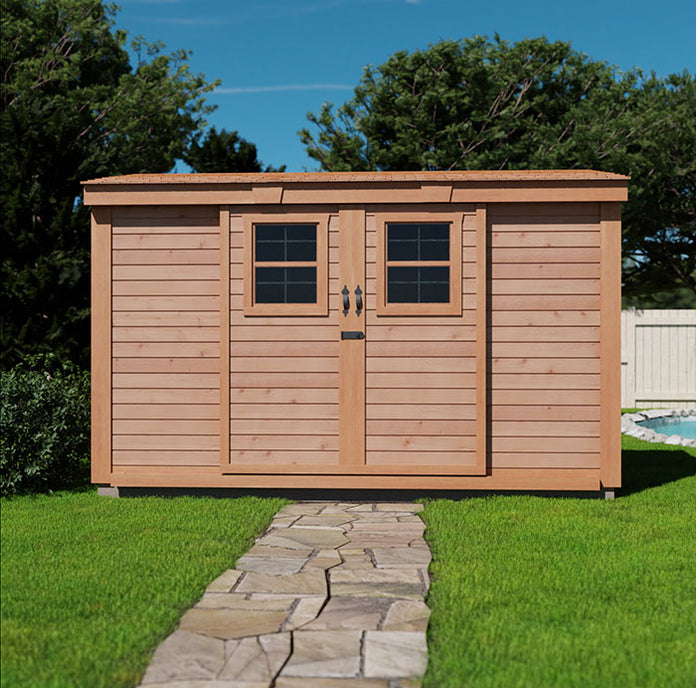 Premium Outdoor Wood Storage Sheds For Your Garden | Backyard Oasis