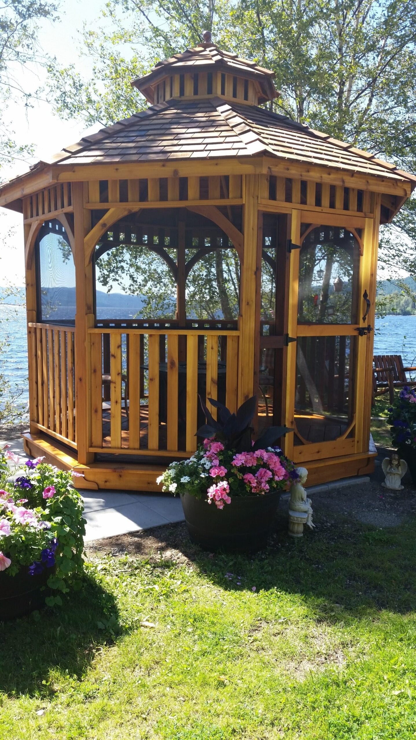 Enjoy Bug-Free Outdoor Living with 12' Bayside Gazebo with Screen Kit ...