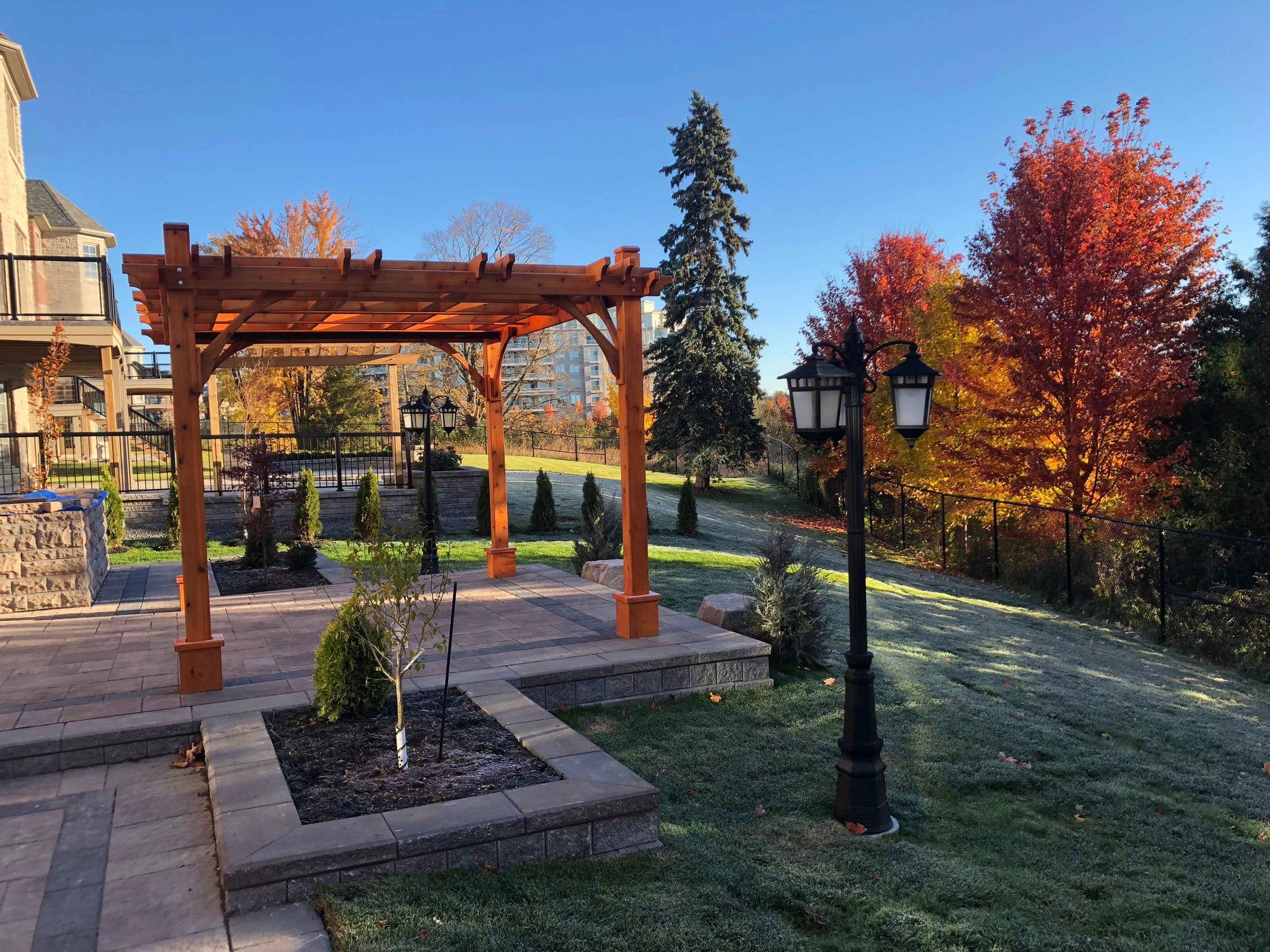 12x12 Cedar Pergola Kit - Enjoy Outdoor Living with Style — Backyard Oasis