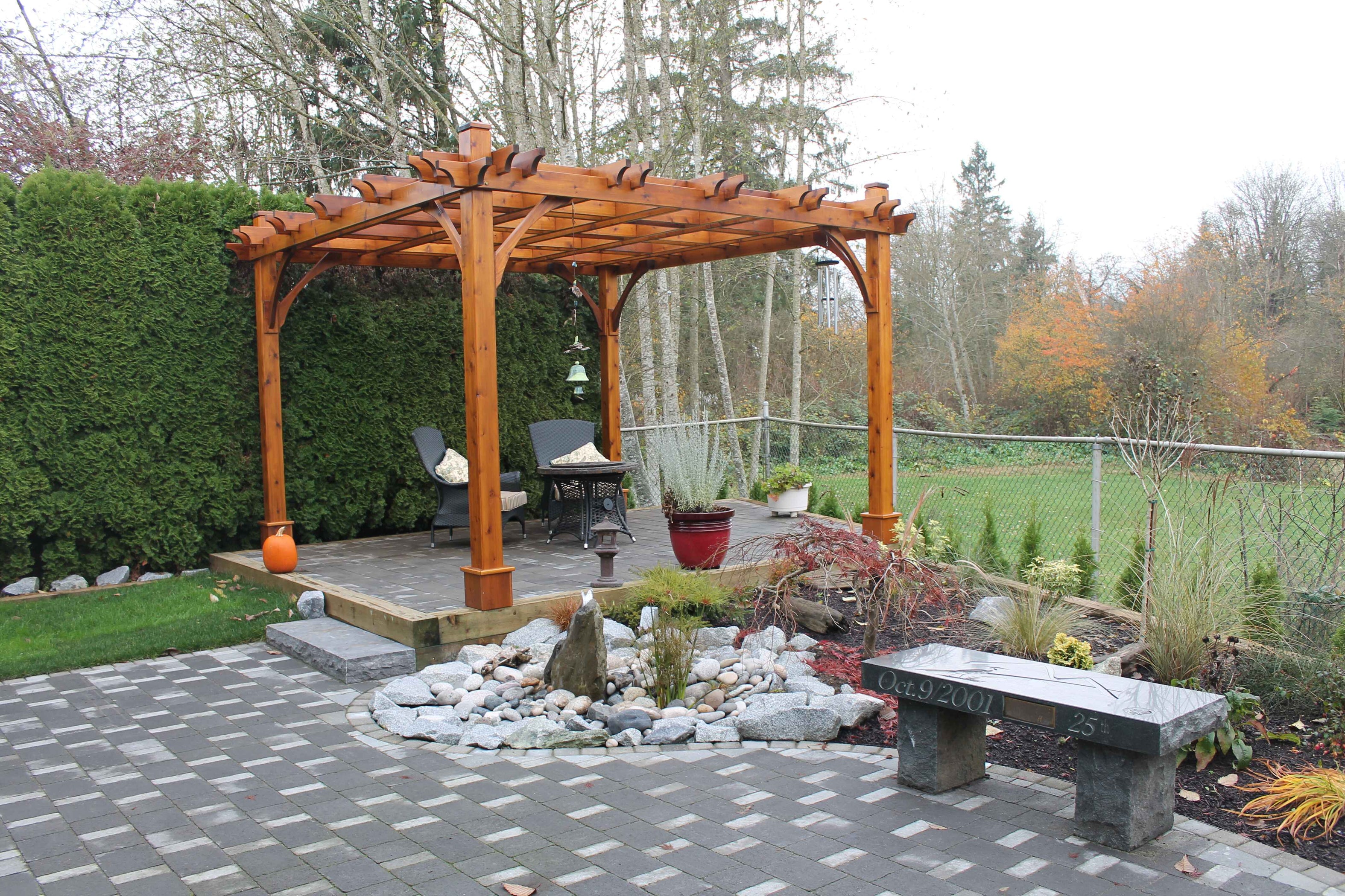 12x12 Cedar Pergola Kit - Enjoy Outdoor Living with Style — Backyard Oasis