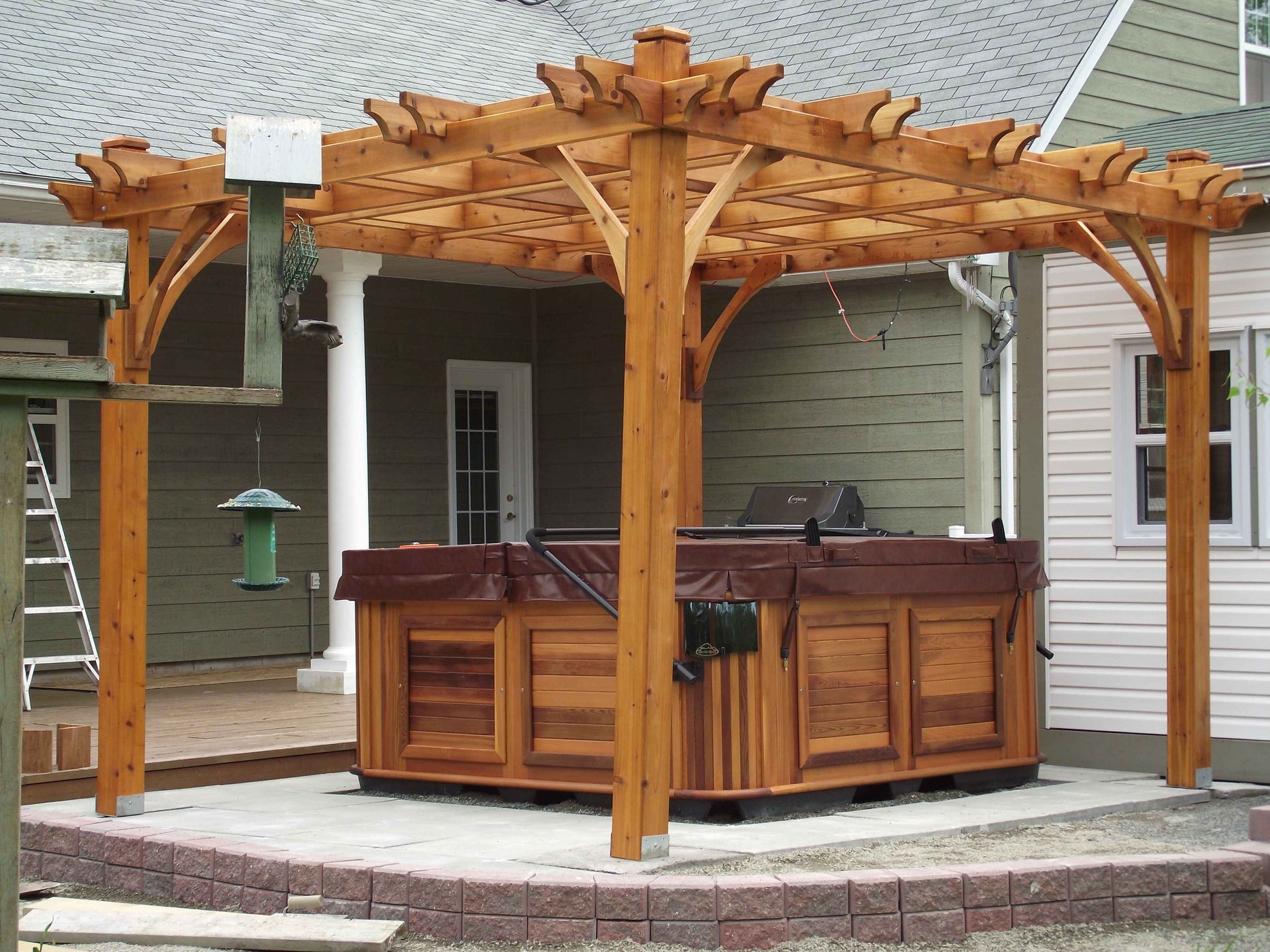 12x12 Cedar Pergola Kit - Enjoy Outdoor Living with Style — Backyard Oasis