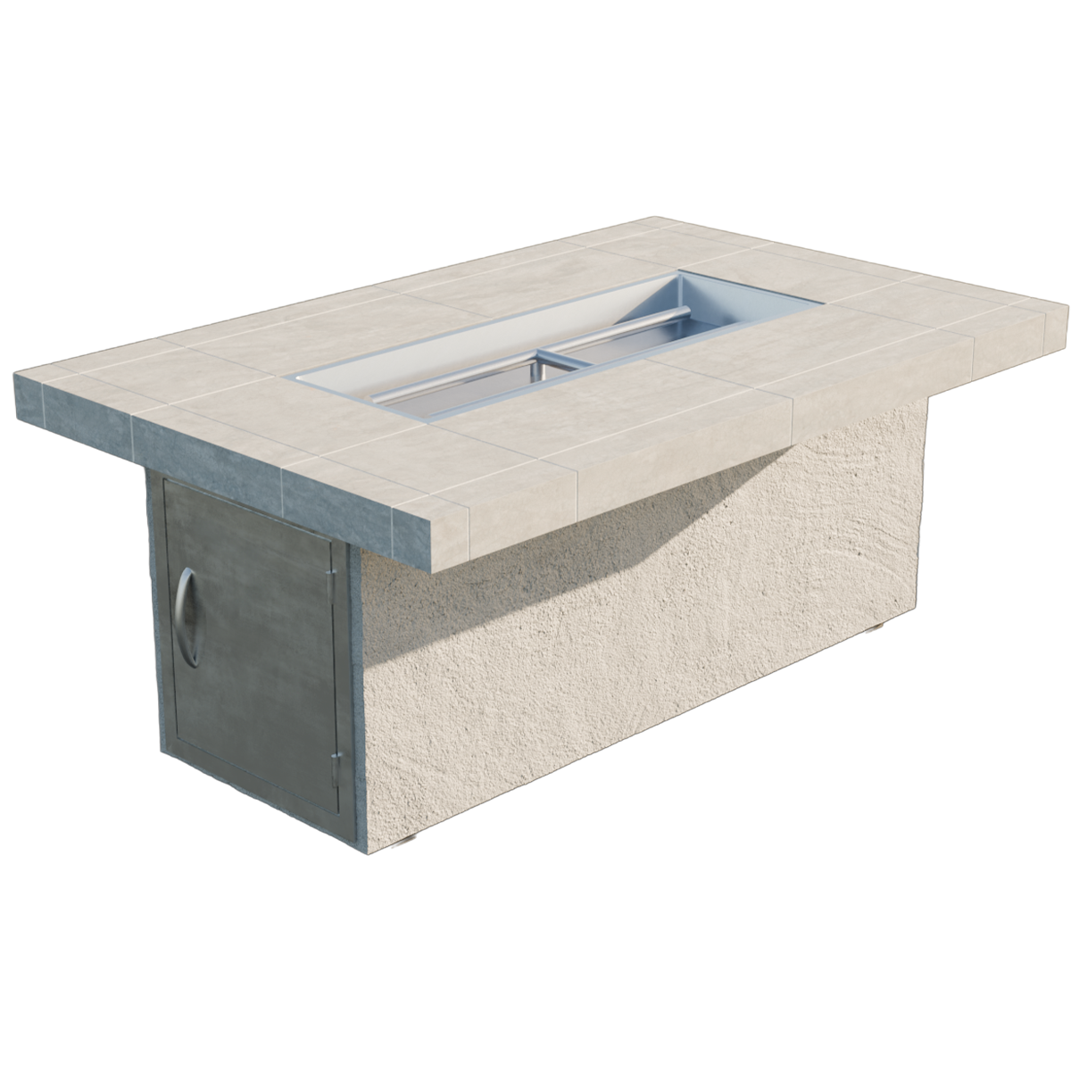 Cal Flame 60-Inch Rectangular Fire Pit - Your Backyard Oasis